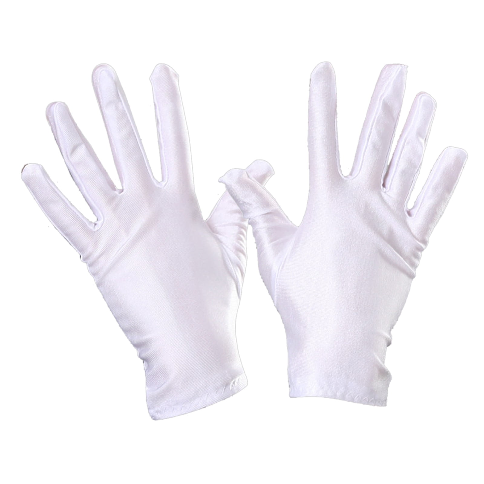 Stage White Gloves for Stage Perform Dancing Adult Size White Gloves ...