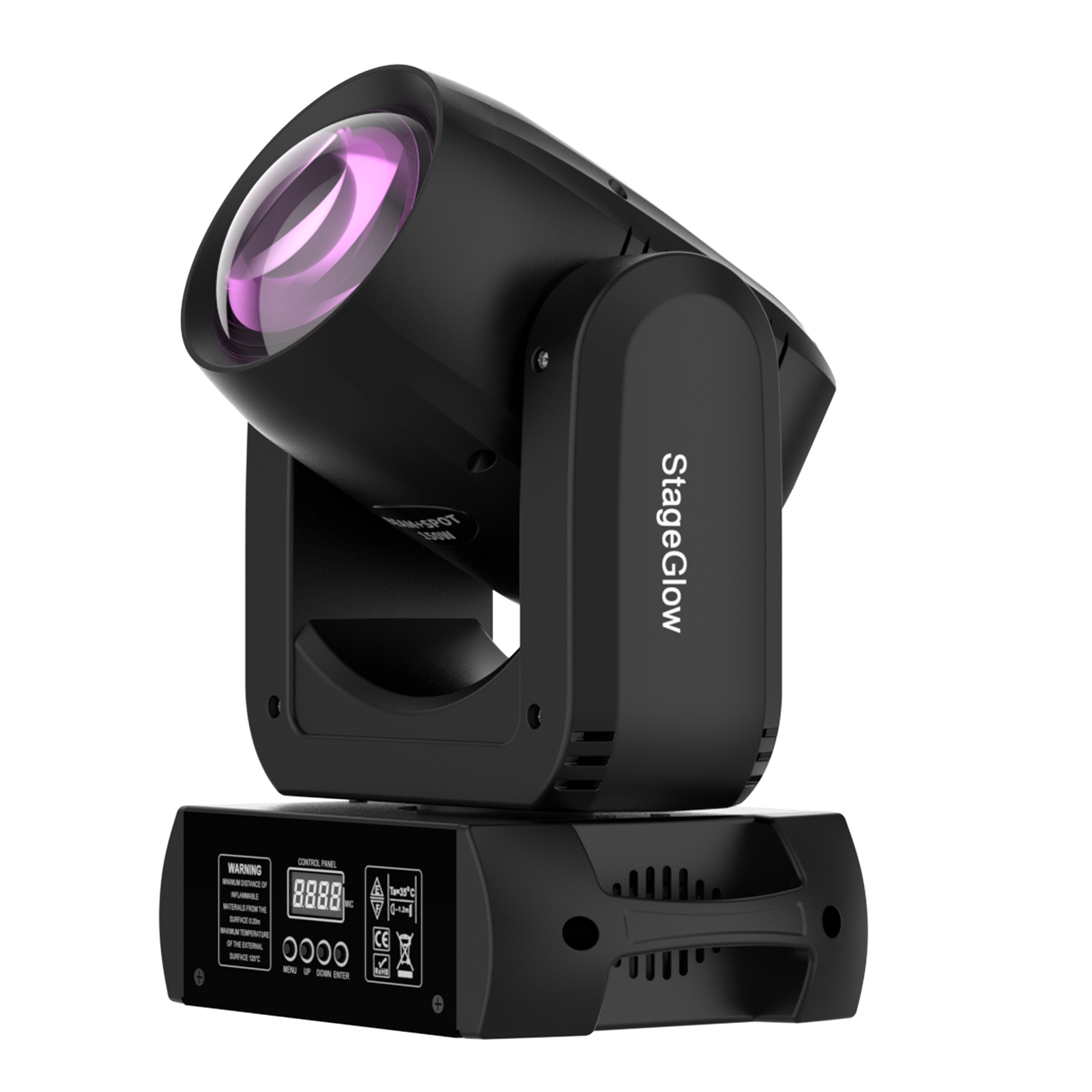 StageGlow 150W Beam Moving Head Light 8500K COB LEDs Stage Light for DJ ...