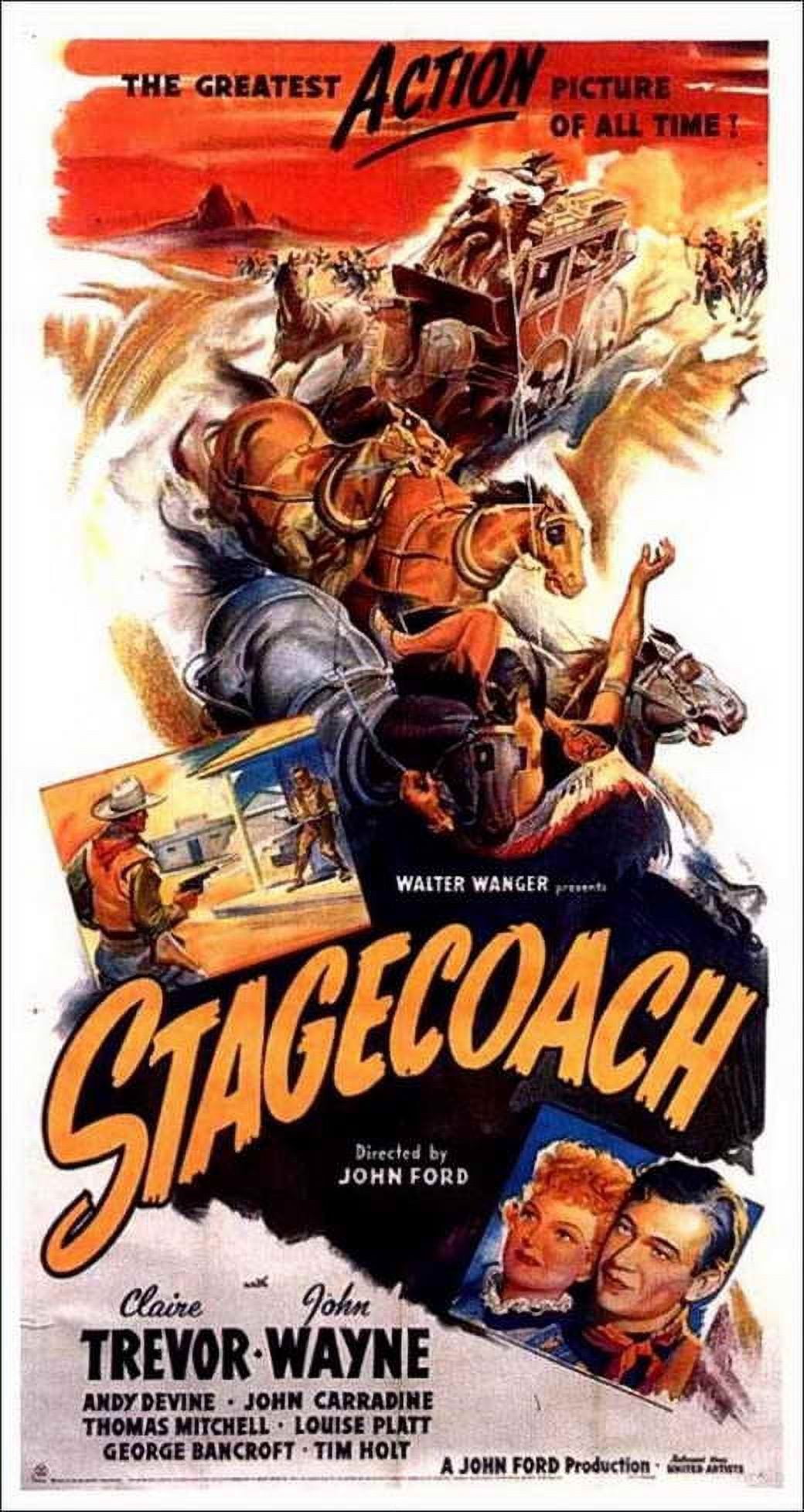 Stagecoach Movie POSTER 11" x 17" Style H - Walmart.com