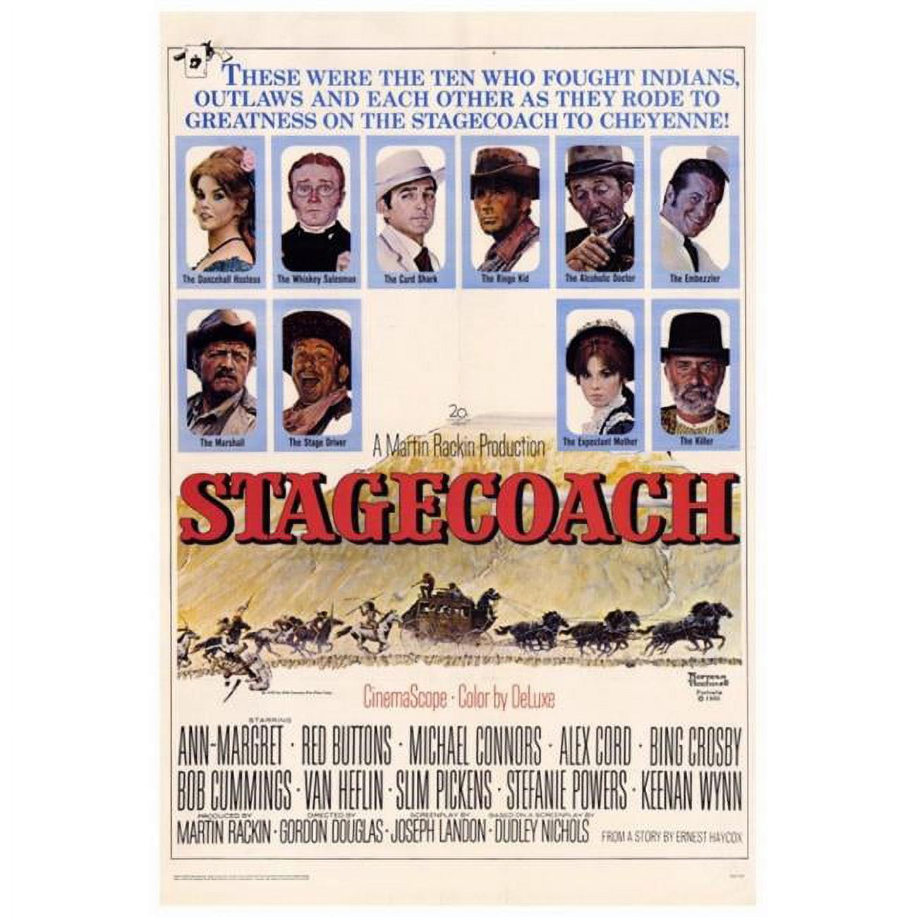 Stagecoach Movie Poster - 27 x 40 in. - Walmart.com