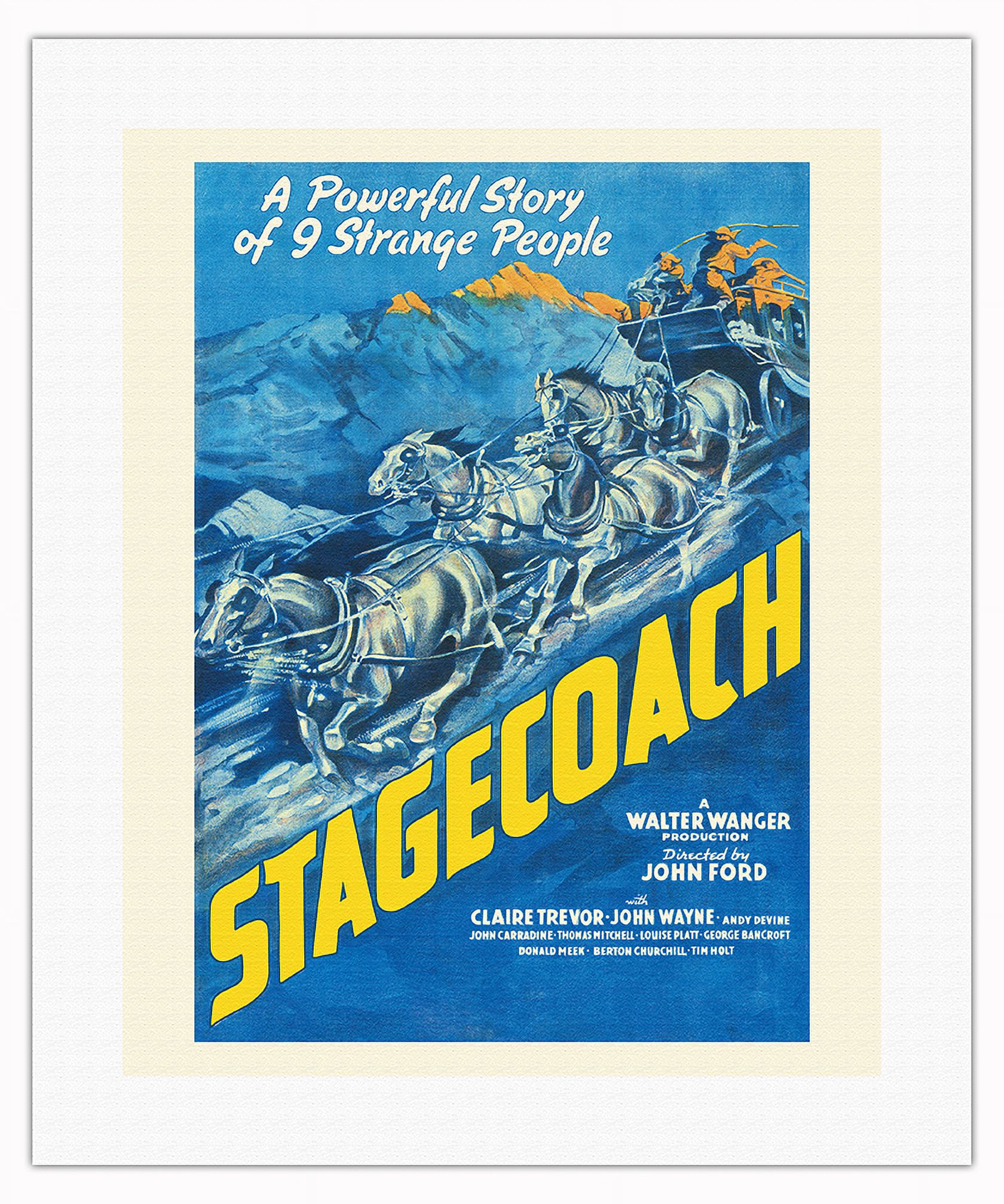 Stagecoach - Starring Claire Trevor and John Wayne - Directed by John ...