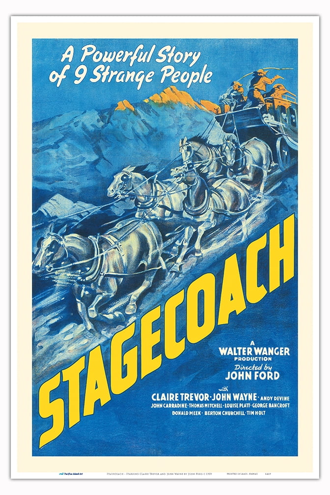 Stagecoach - Starring Claire Trevor and John Wayne - Directed by John ...