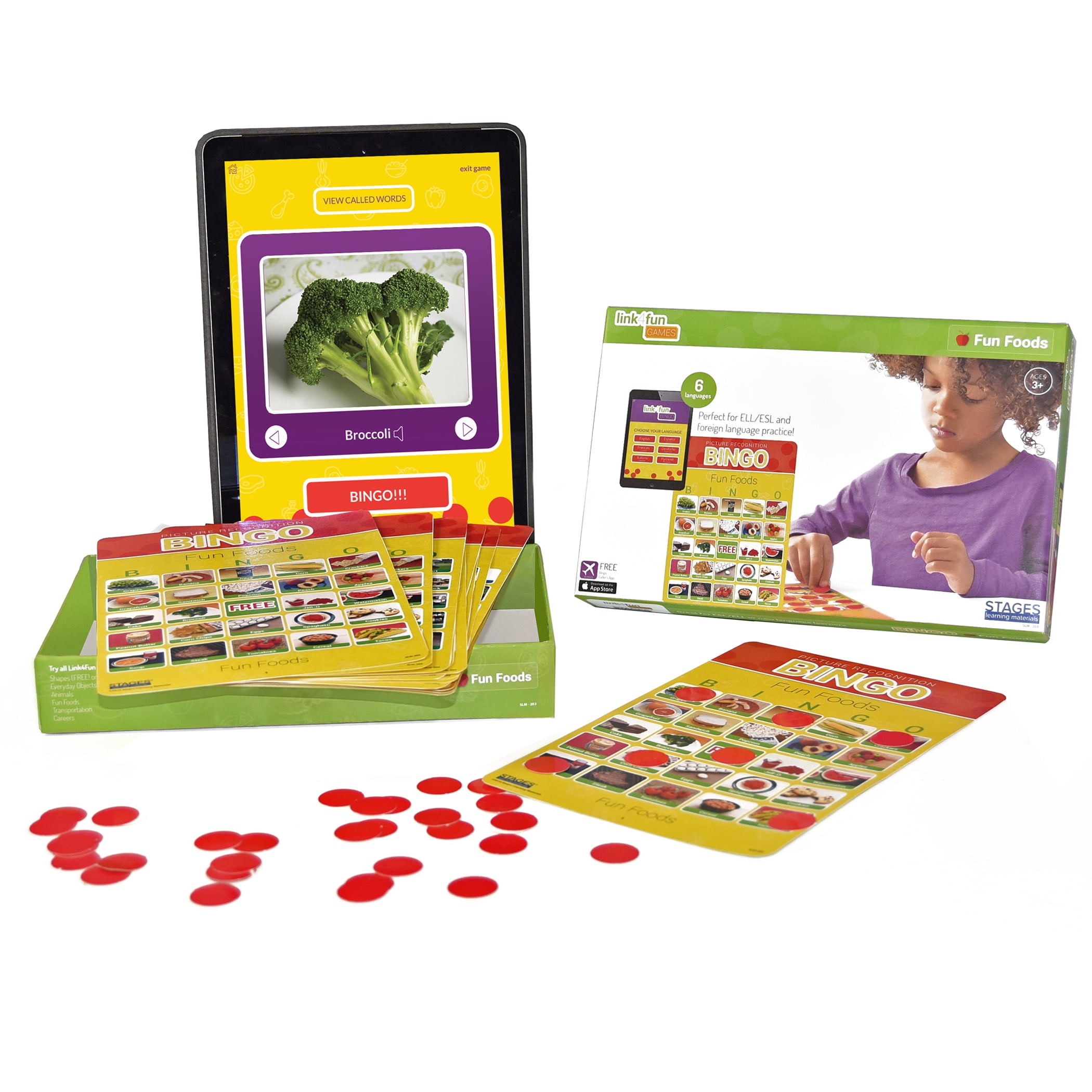 Stages Learning Materials Fun Foods Bingo - Walmart.com