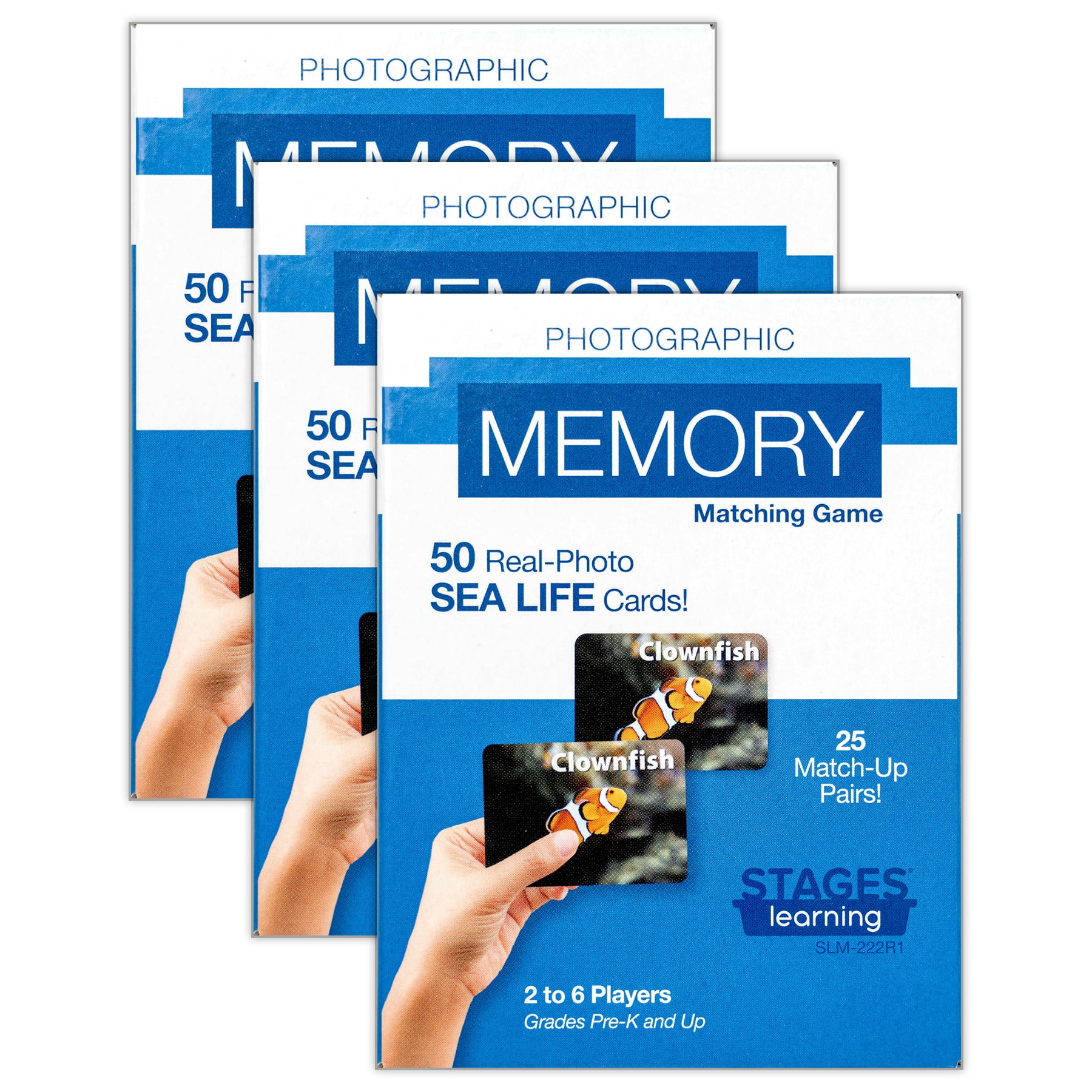 Stages Learning Materials Photographic Memory Matching Game, Sea Life ...