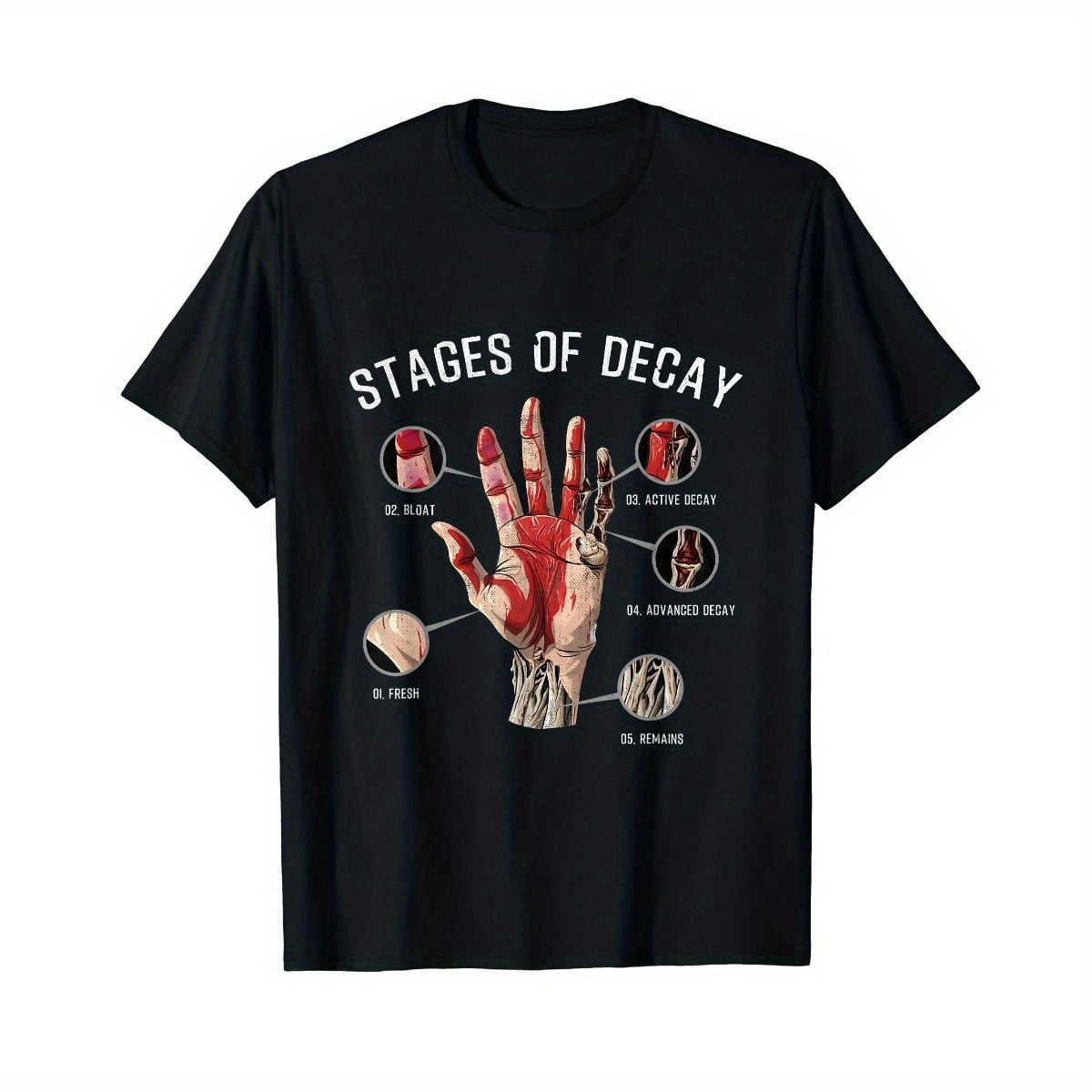 Stages Of Decay Funeral Director Funny Joke Quote Saying T-Shirt ...