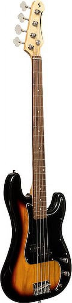 Stagg 30 Serie P Bass Guit.Sunburst SBP-30 SNB - Walmart.com