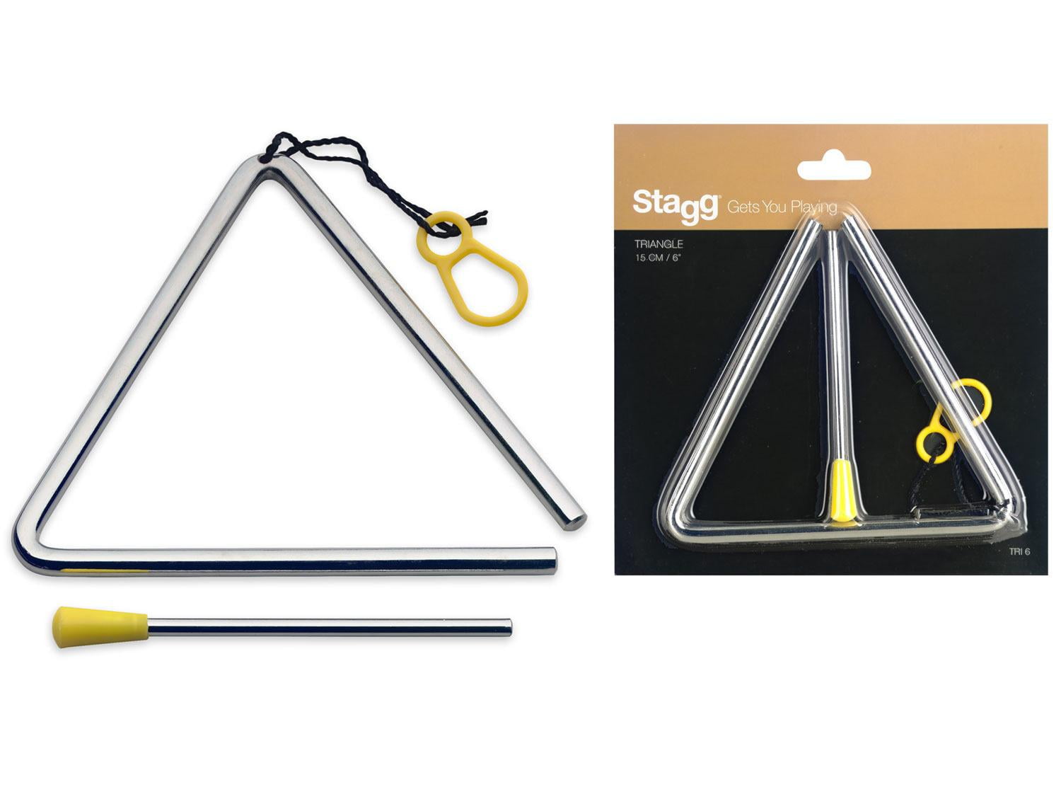 Stagg Triangle with Beater and Suspension System 6 in. - Walmart.com