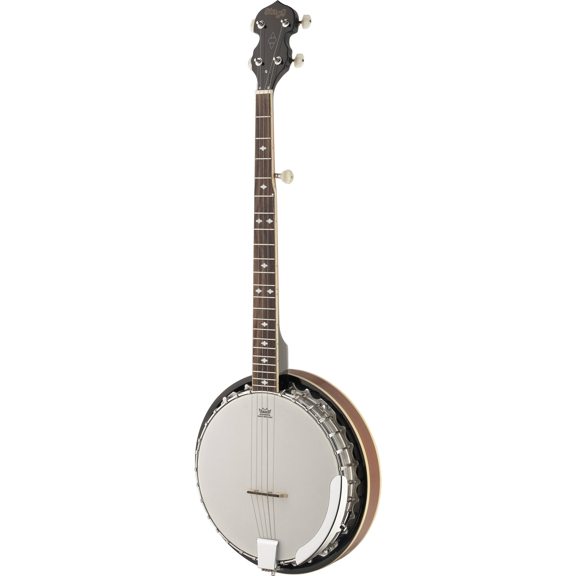 Stagg 5-String Left-Handed Deluxe Bluegrass Banjo w/ Metal Pot - BJM30 ...