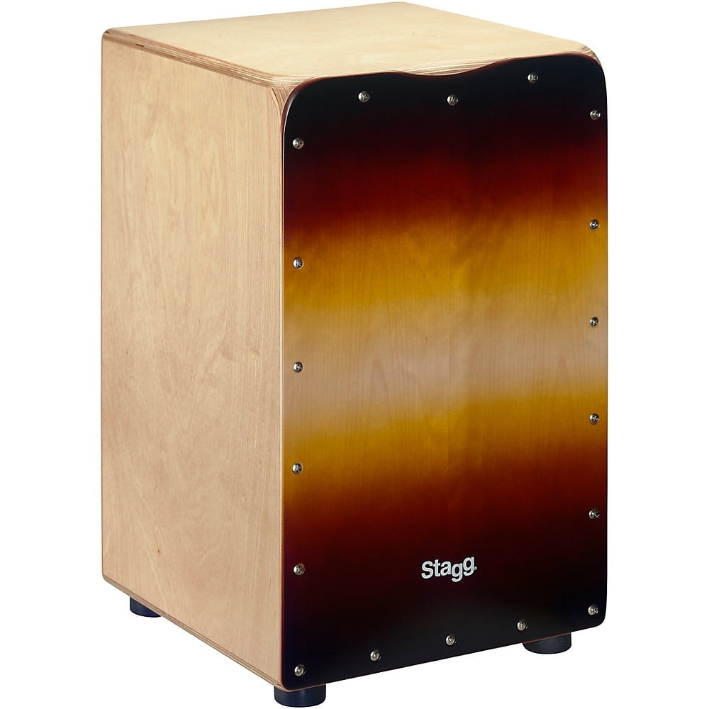 Stagg Medium Birch Cajon with Bag Sunburst - Walmart.com