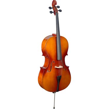 D'Luca MC100-3/4 Meister Student Cello 3/4 Package with Free Stand, Bag ...