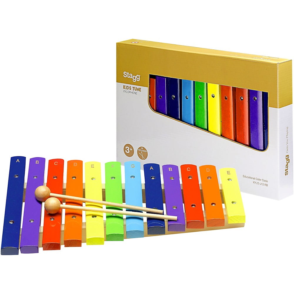 Stagg Xylophone 12-Keys - Rainbow Color - Walmart.com