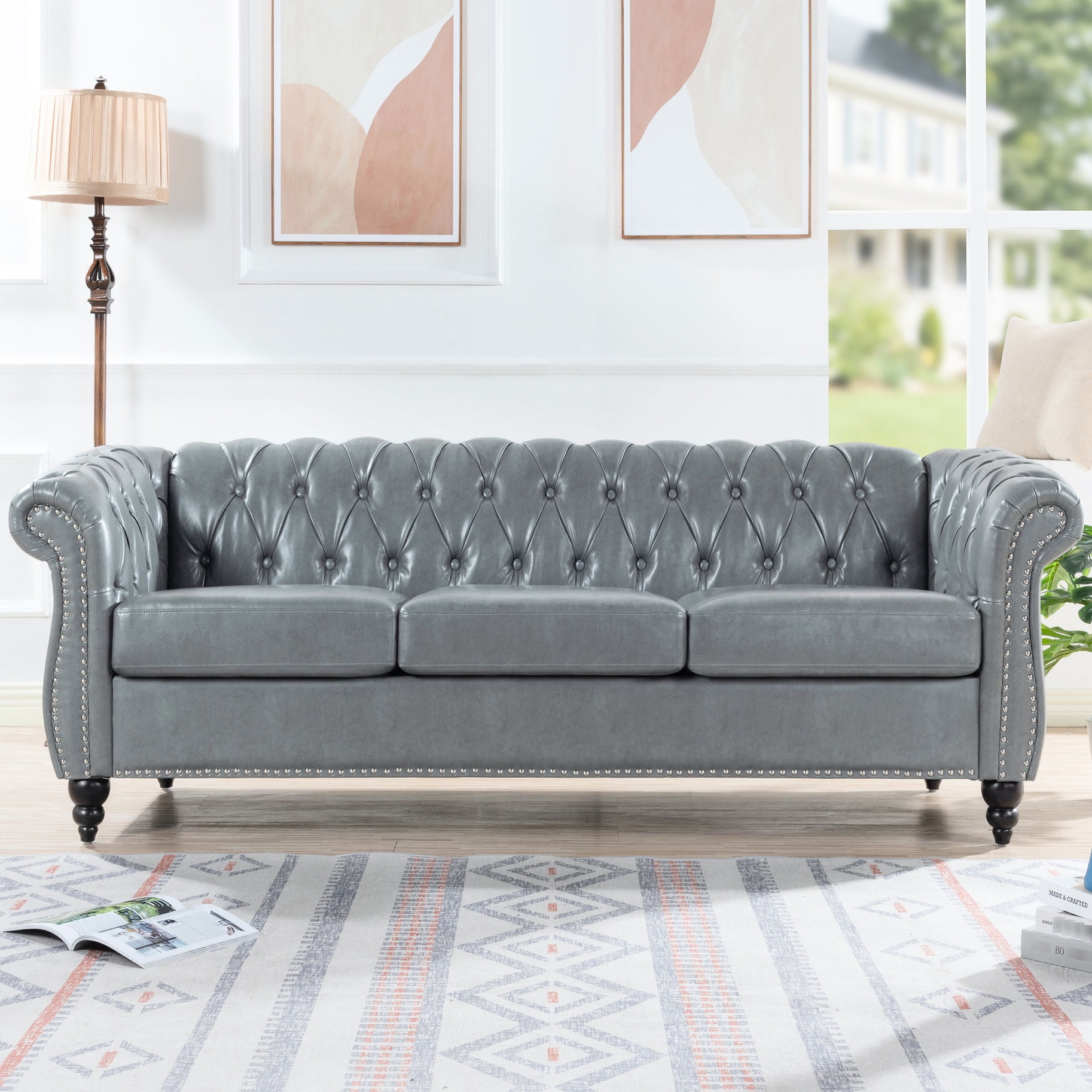 Staggered Buckles & Foam Filler - Sofa for Comfortable Seating in ...