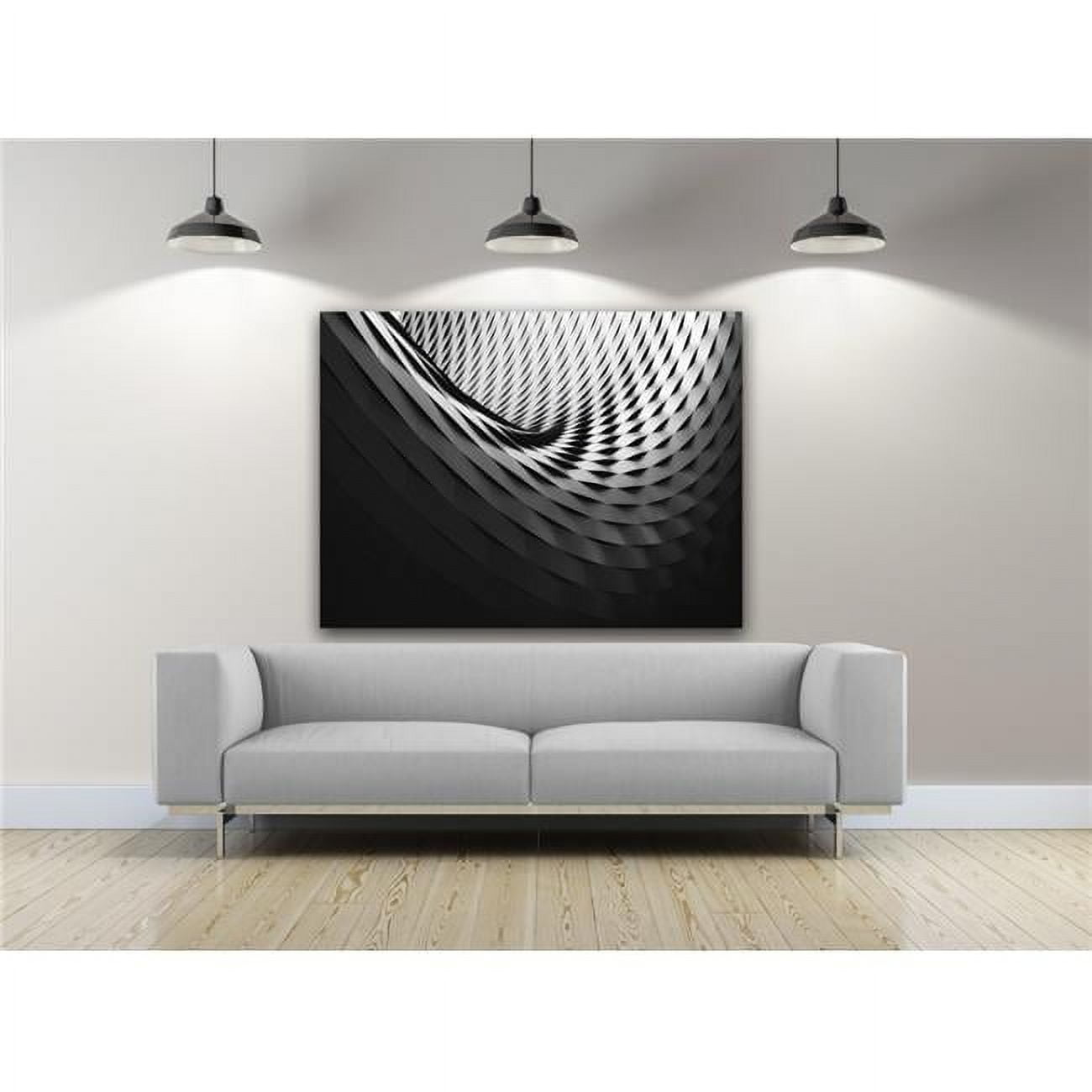 Staggered Tunnel Abstract Canvas Art, 24 x 36 in. - Walmart.com