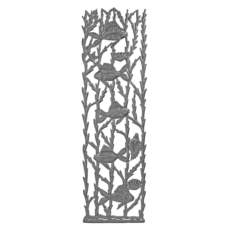 Staghorn Coral with Fish Recycled Steel - Walmart.com