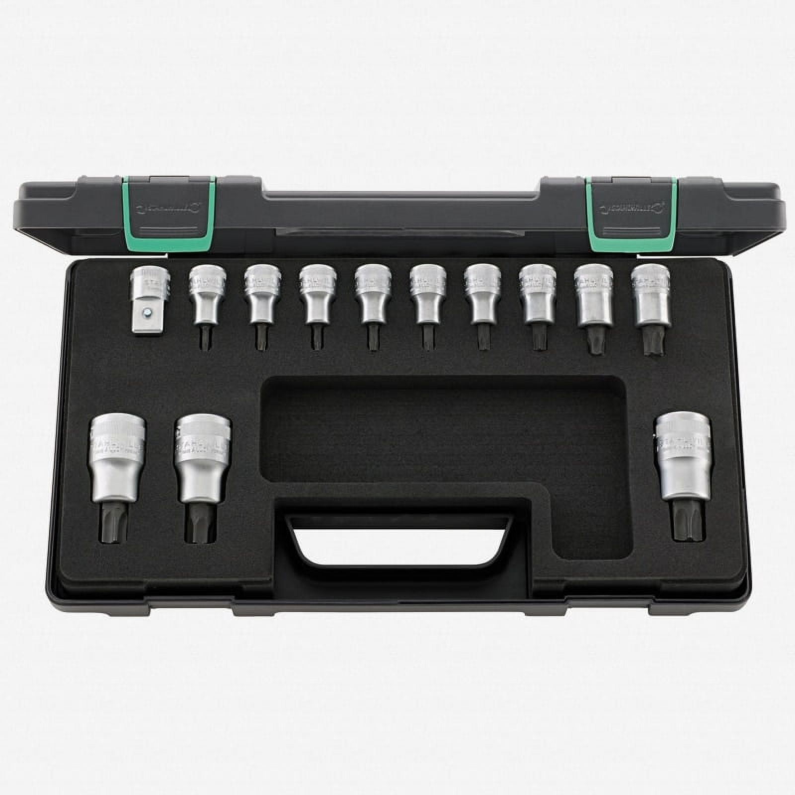 Stahlwille 54TX/59TX/12/1 1/2" and 3/4" Torx Socket Set, T20-T90 ...