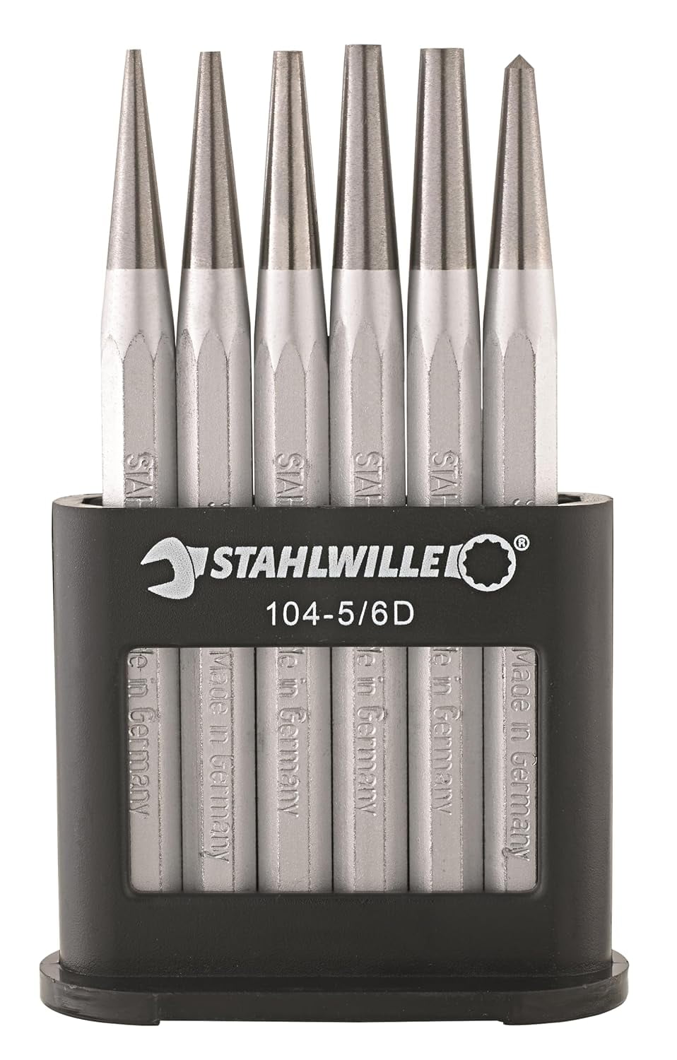 Stahlwille 96700601 Drift Pins and Centre Punches Set, 104-5/6D, 6 ...