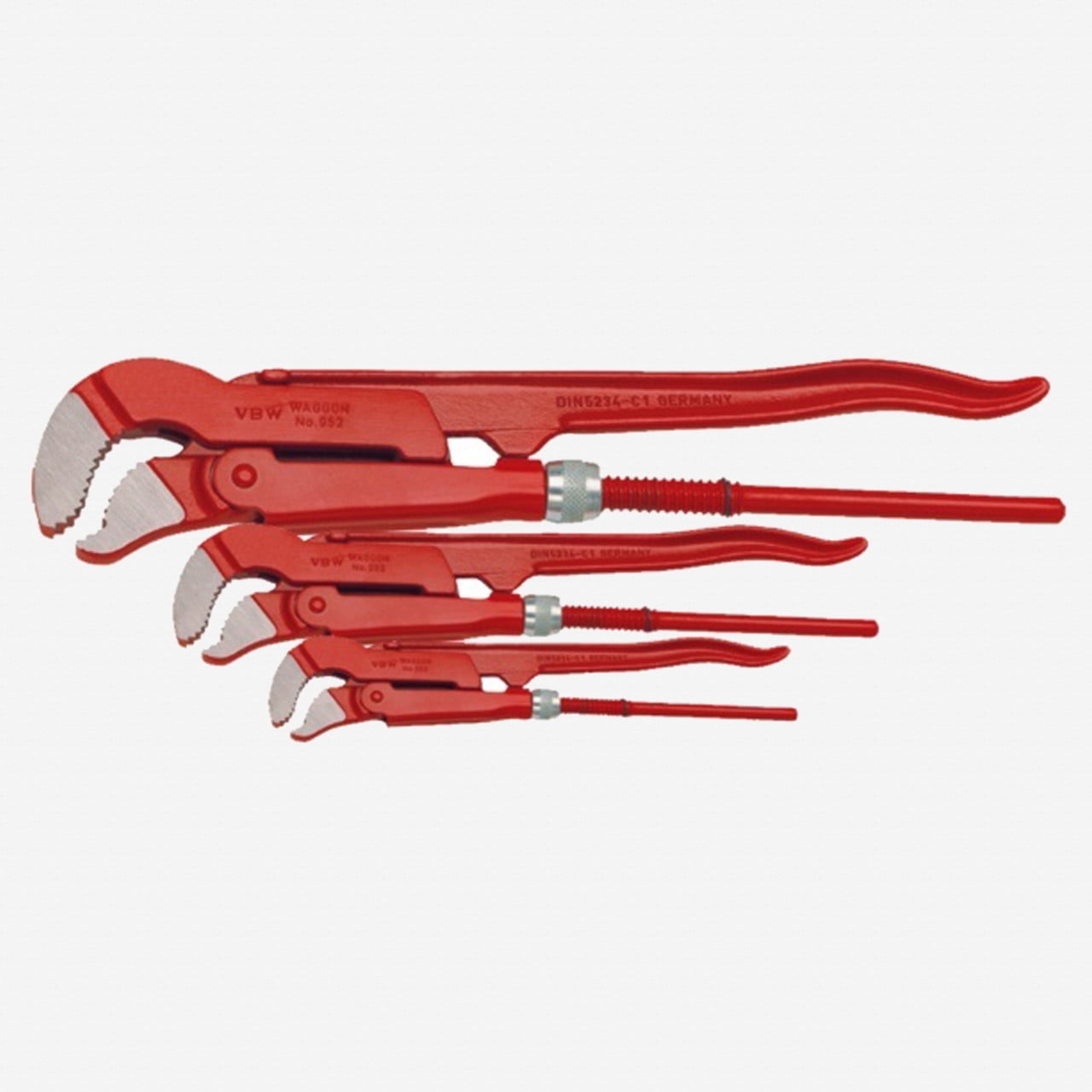 Stahlwille 991952 S-Shaped Pipe Wrench Set, 3 Pieces - Walmart.com