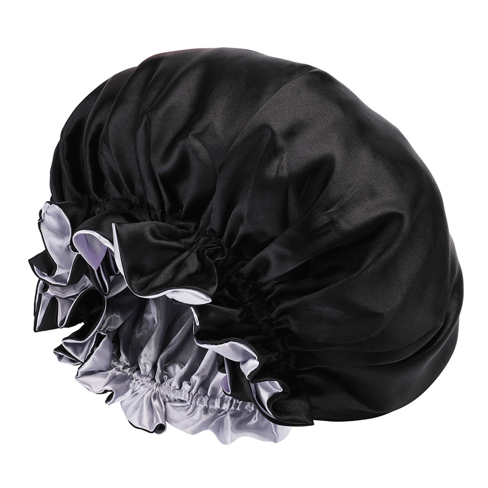 Stain Bonnet Silky Sleep Cap Adjustable Satin Cap for Night Sleeping ...