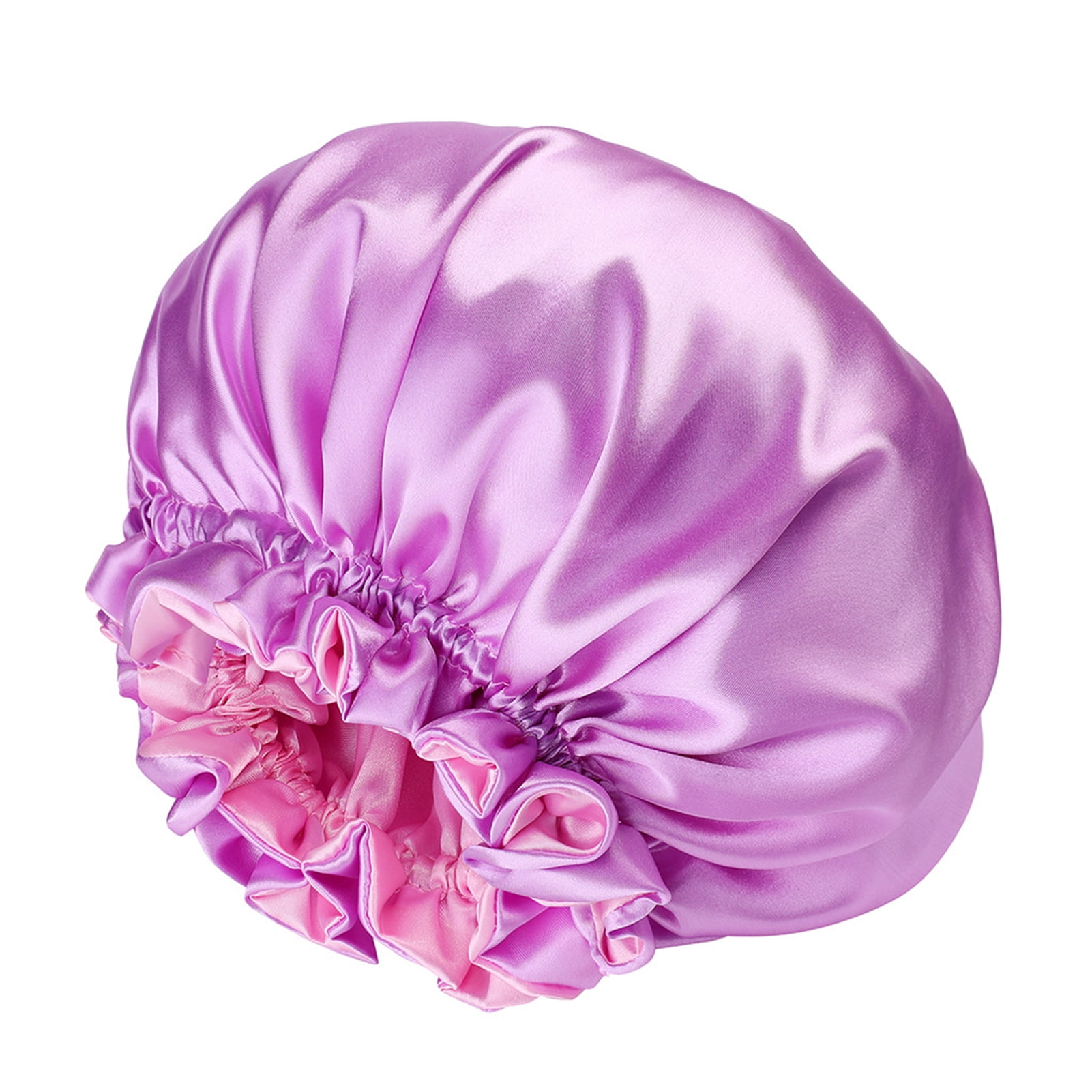 Stain Bonnet Silky Sleep Cap Adjustable Satin Cap for Night Sleeping ...