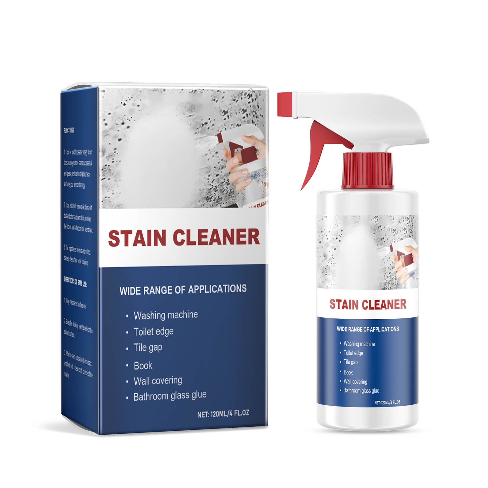 Stain Cleaner Spray, 120ml Multifunction Cleaner Foam Spray, Powerful ...