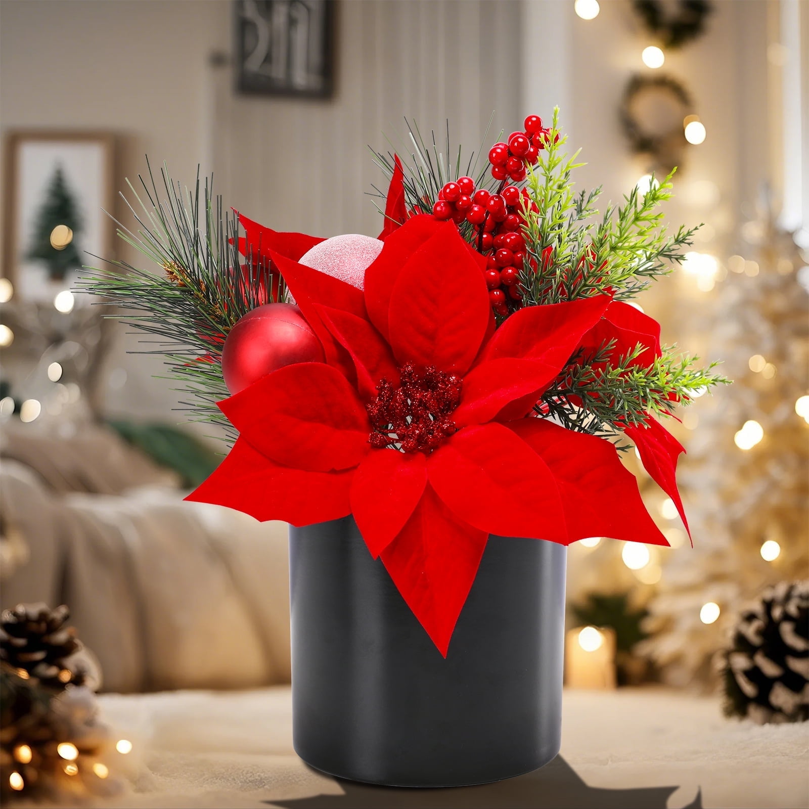 Christmas Centerpieces For Tables-Christmas Trees-Mini Christmas Tree ...
