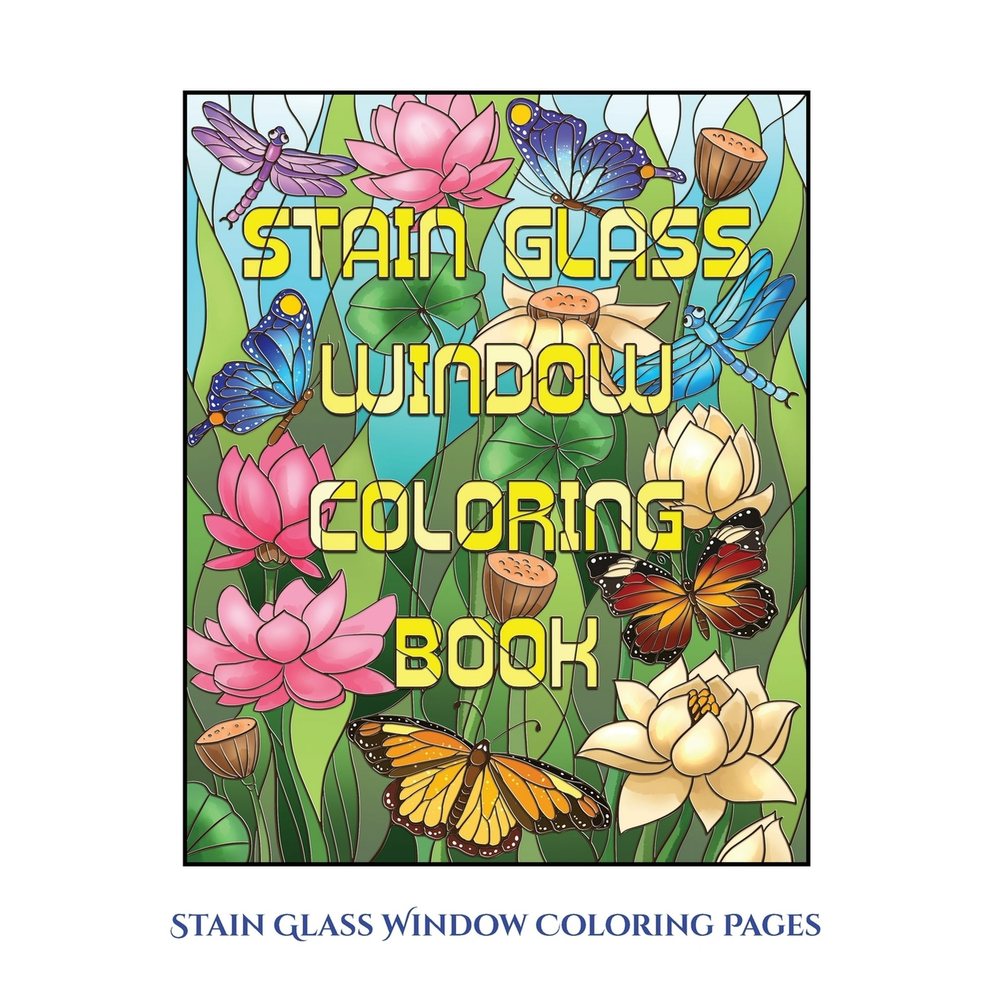 Stained Glass Window Coloring Pages