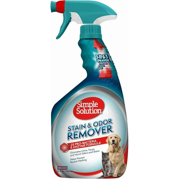 Stain & Odor Eliminator for Pets, Carpet Deodorizer, Enzyme Pet Odor ...