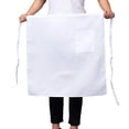 Stain Proof Breathable Polyester Half Apron for Chefs Waiter Kitchen ...