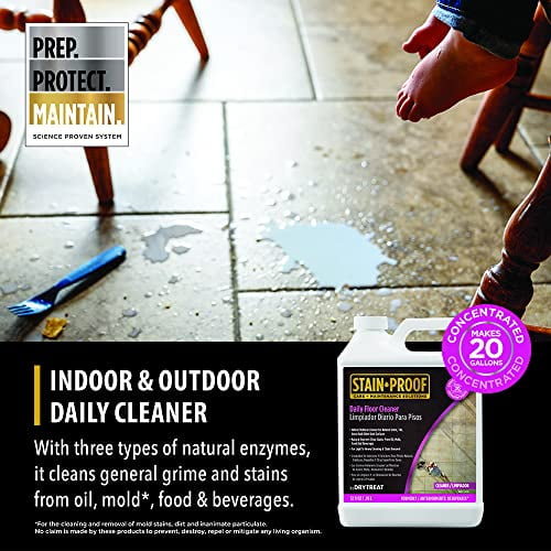 Stain Proof Daily Floor Cleaner Concentrate - 1 Qt., Enzymatic Cleaning ...
