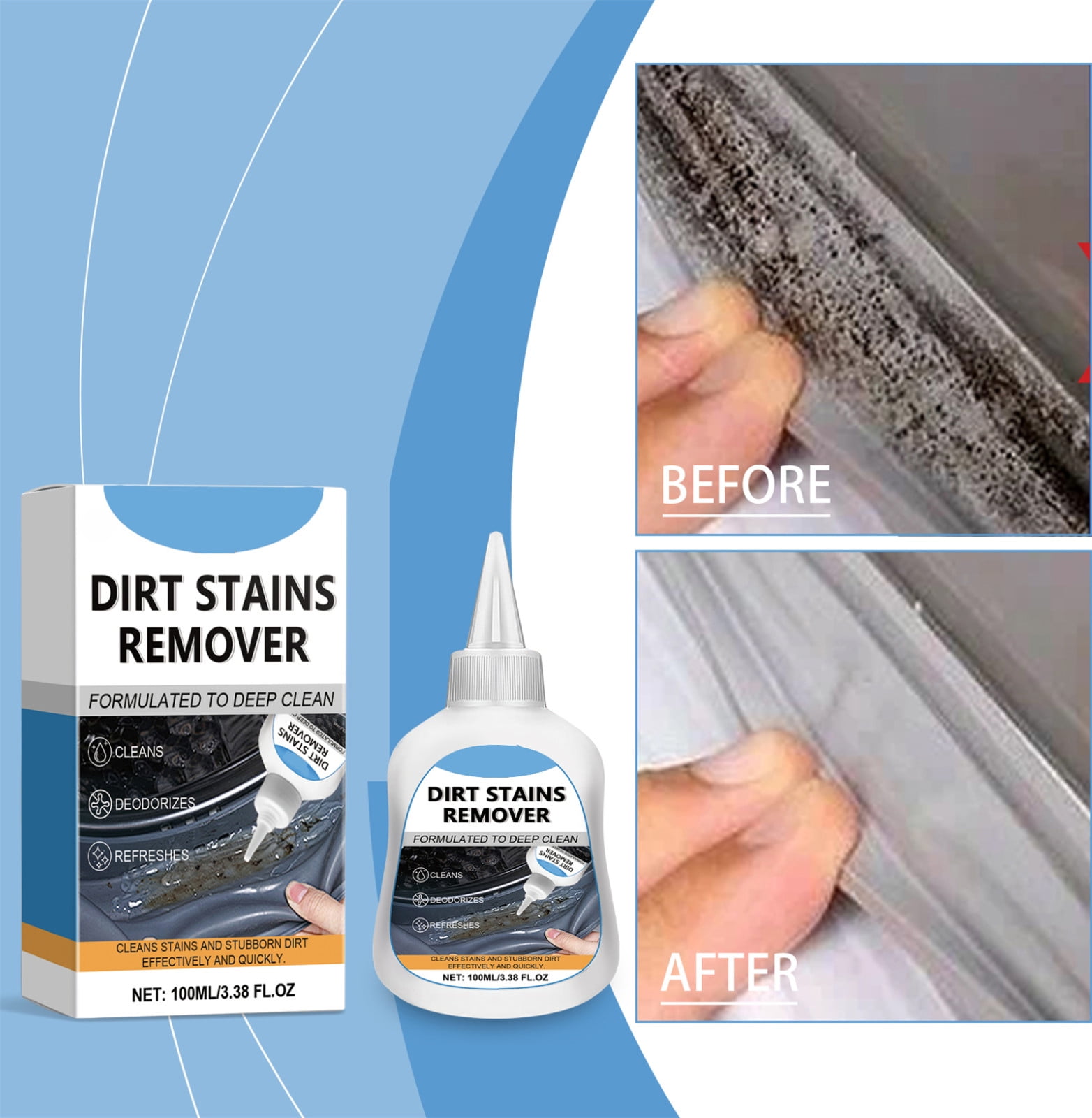 Stain Removal Gel Cleaner Multi Purpose Stain Cleaning Strong Cleaning ...