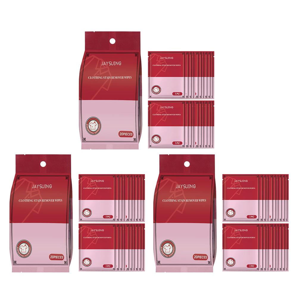 Stain Removal Wet Wipes 20-Pack - Individually Wrapped Clothes Stain ...
