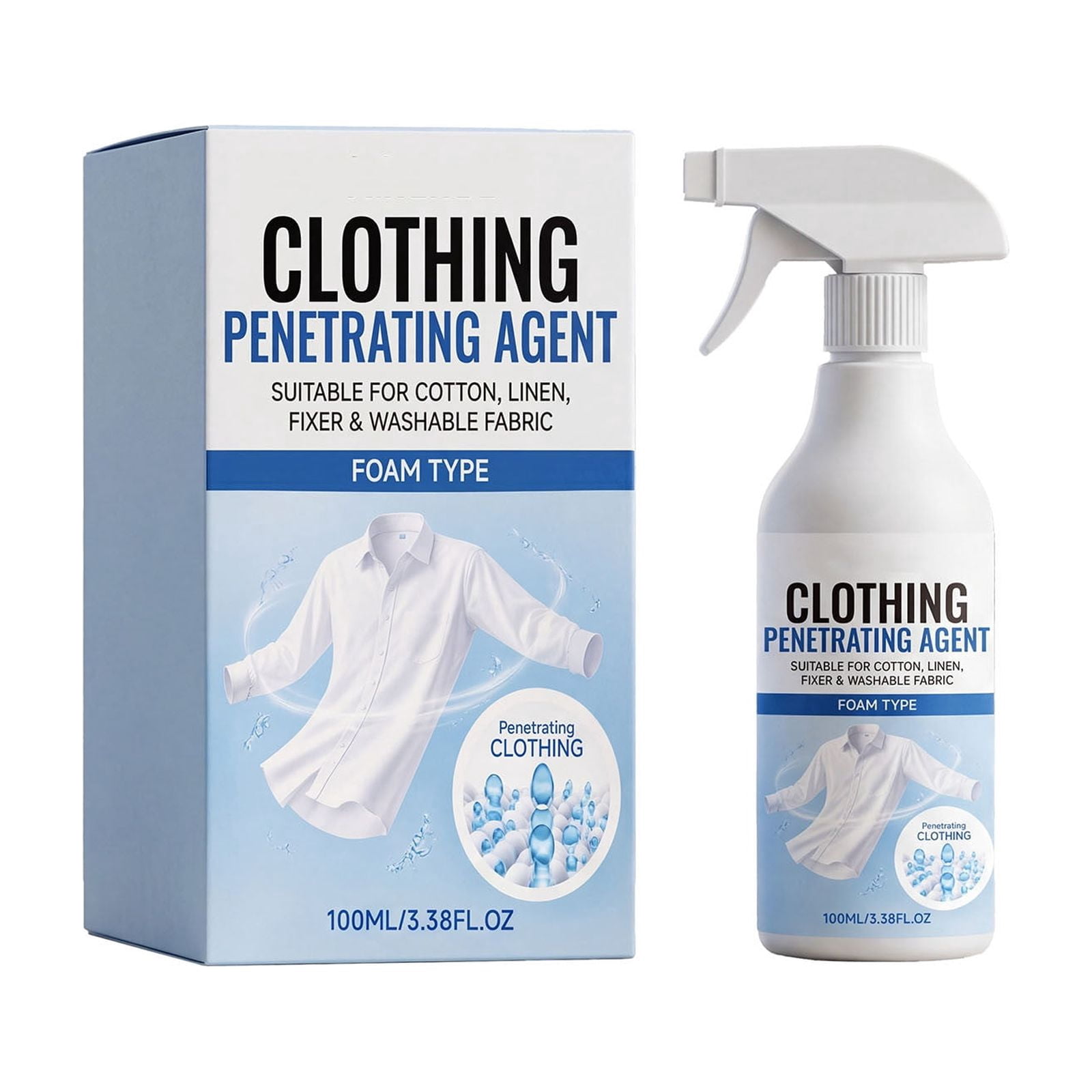 Stain Remover, Clothing Spray, Deep Penetrating Laundry Pre-Treater ...