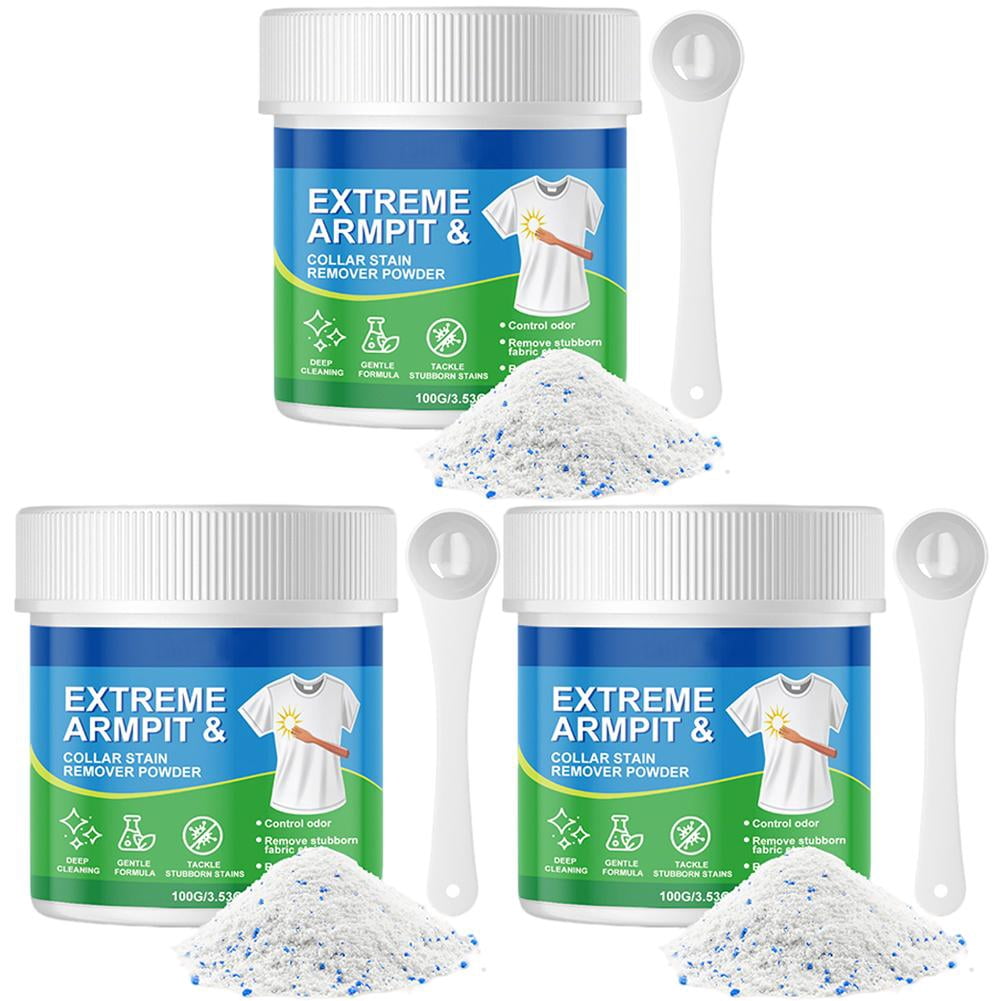 Stain Remover Powder, 100g Oxygen Brightener for Clothes, Heavy Duty ...