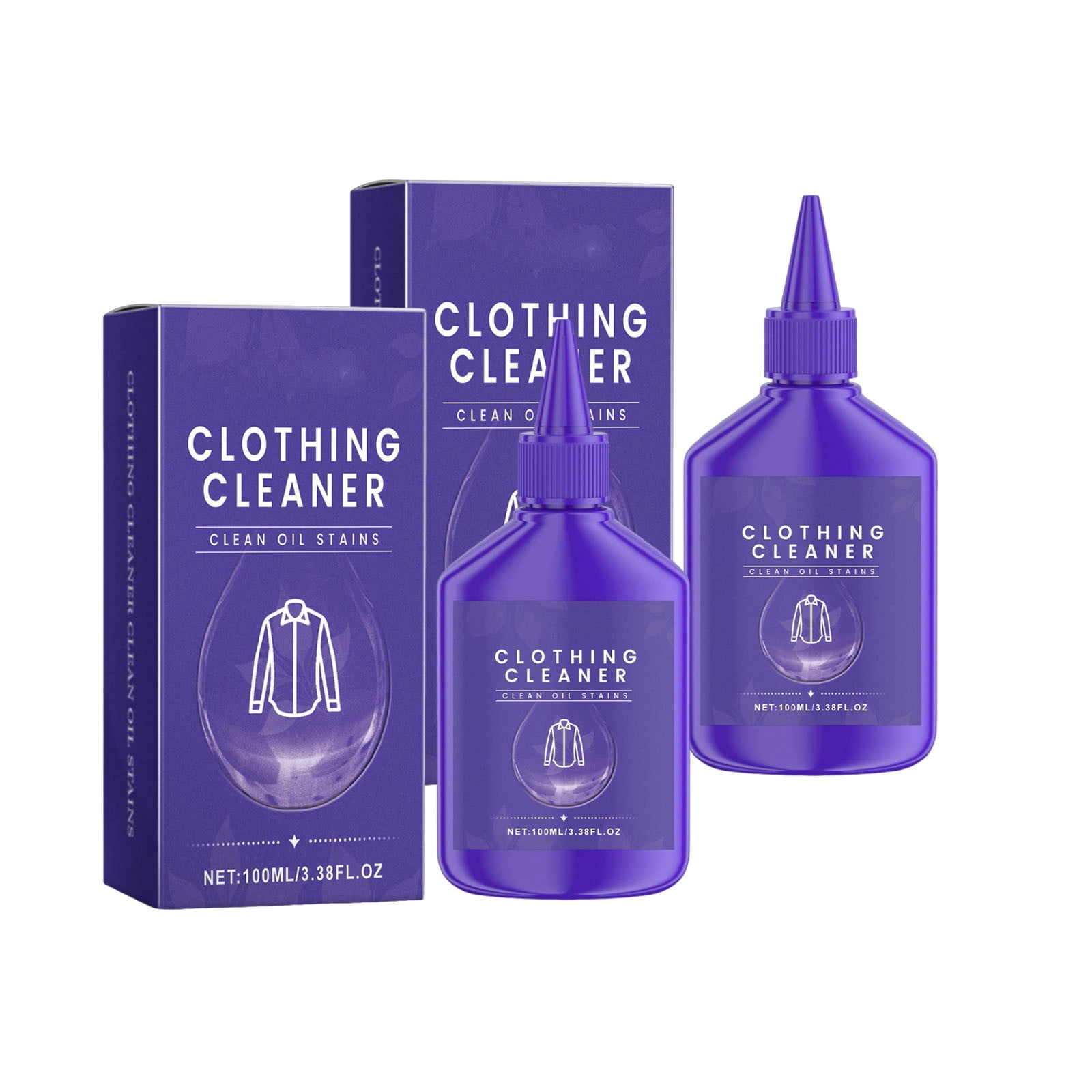 Stain Remover Spray for Clothes 3.38oz Powerful Formula Against Oil ...