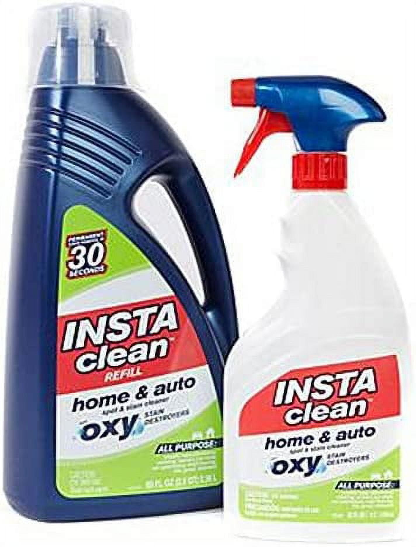INSTAclean Stain Remover, 80 fl oz Refill, Removes Grease, Oil, Dirt ...
