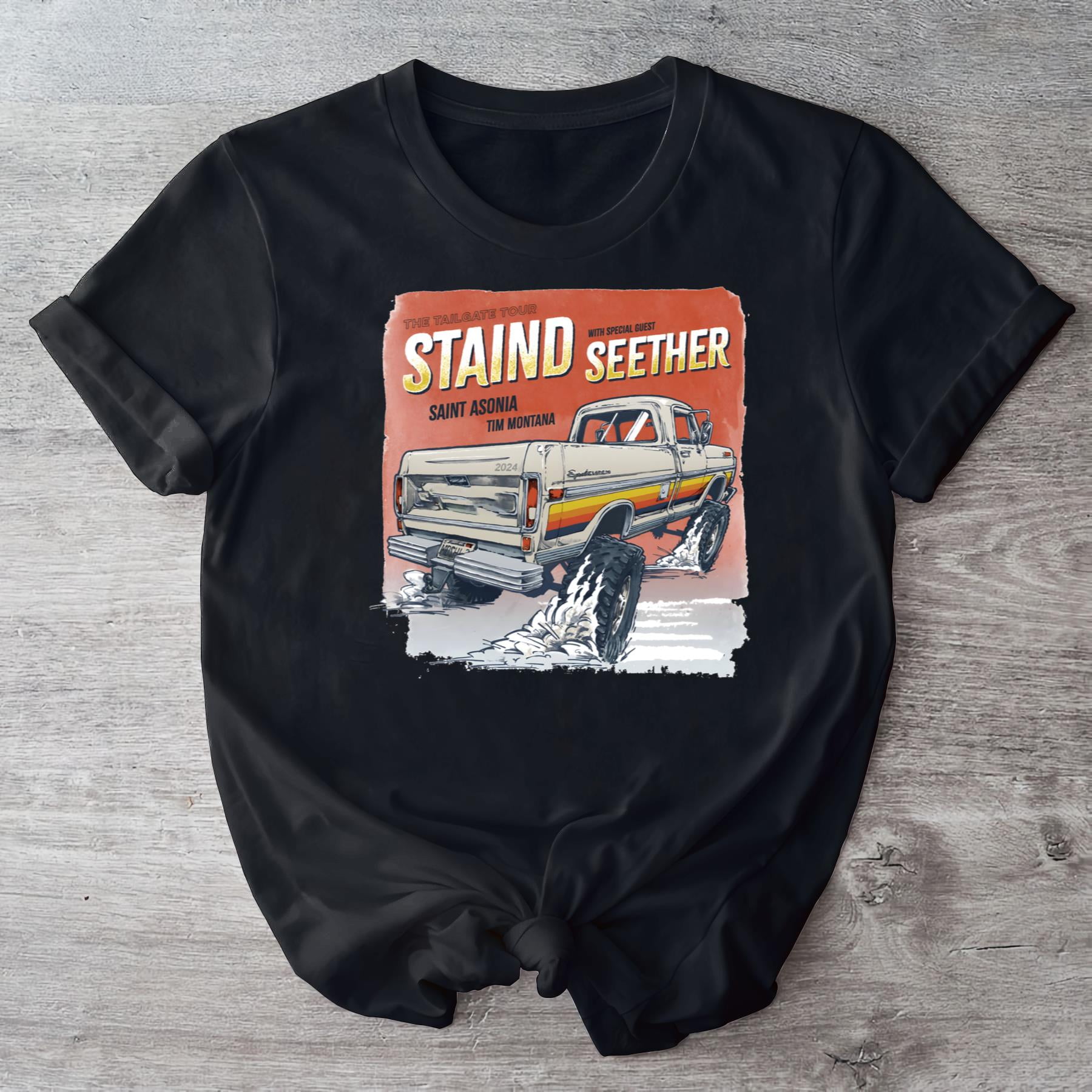 Staind 2024 Tailgate, Staind Band Fan Shirt, Tailgate, Staind, The ...
