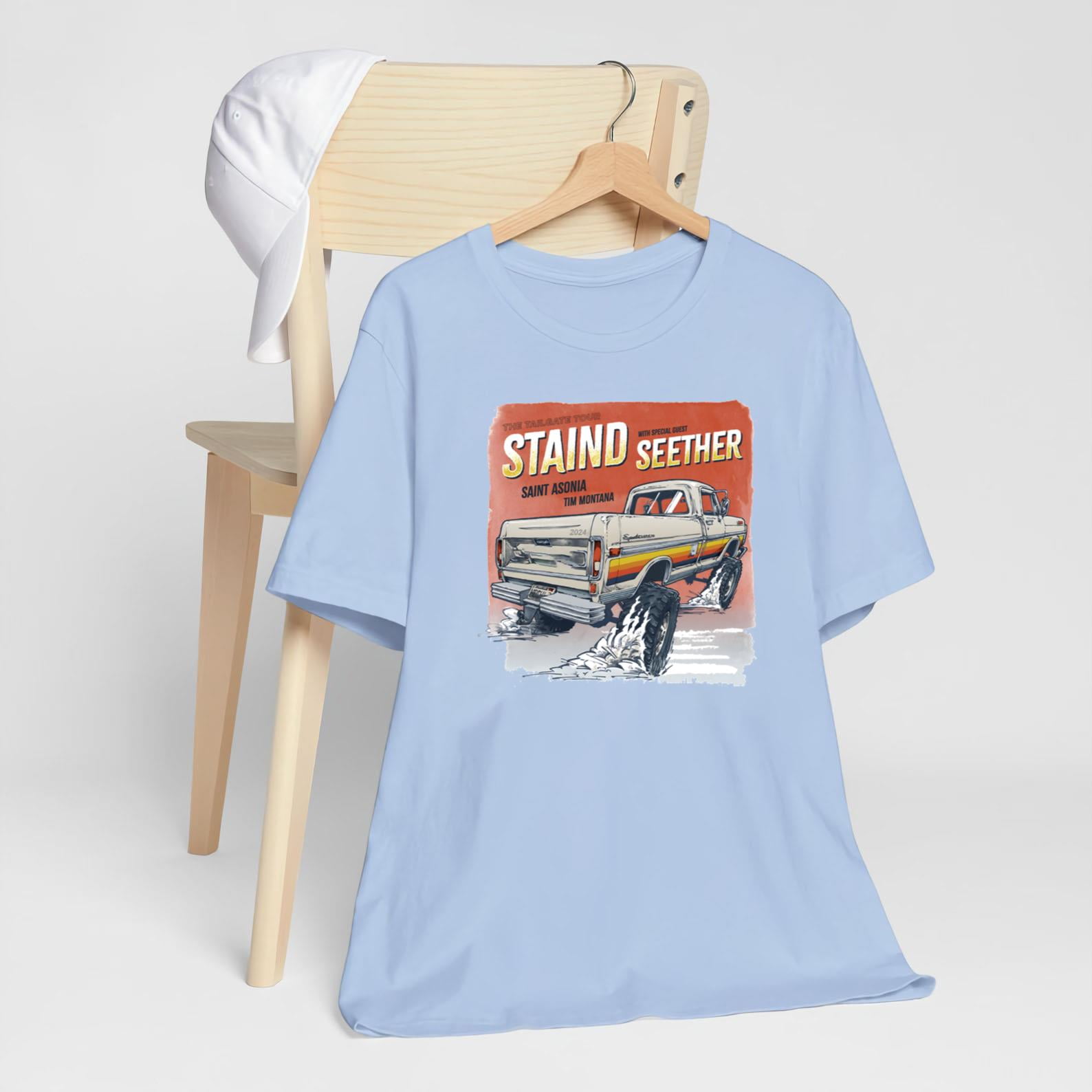 Staind 2024 Tailgate Tour Shirt, Staind Band Fan T-Shirt - Walmart.com
