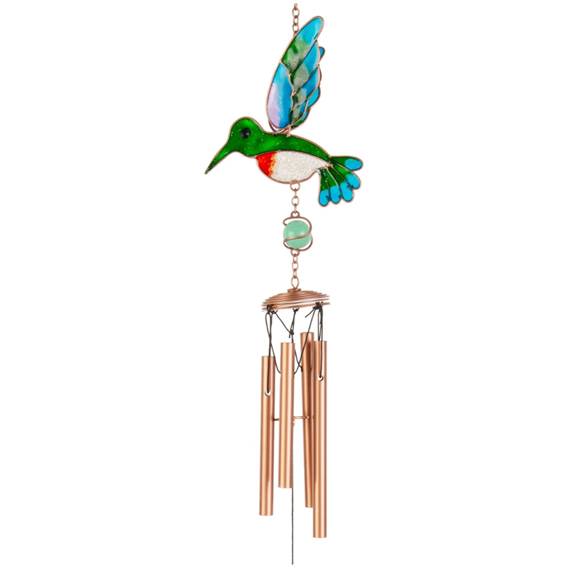 Stained Bird Suncatcher,Bird Crystal Ball Prisms Hanging Crystals ...