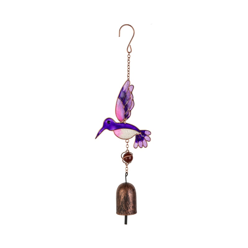 Stained Bird ,Bird Crystal Ball Prisms Hanging Crystals Ornament Bells ...