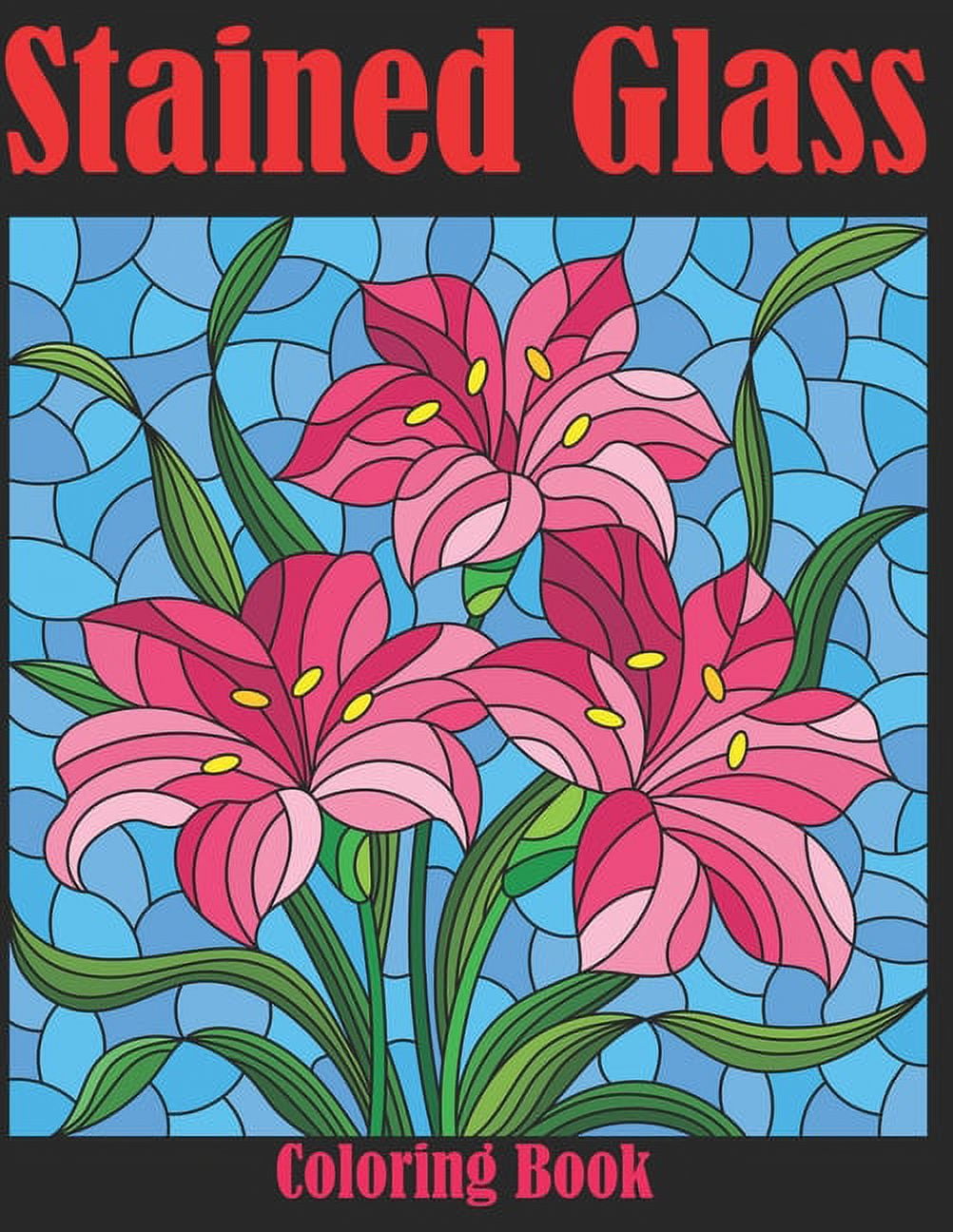 Stained Glass Coloring Pages Spring