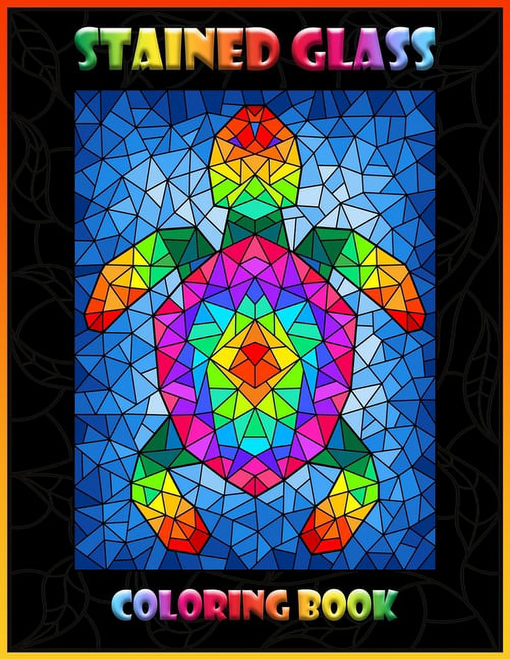 Stained Glass Designs Coloring Pages