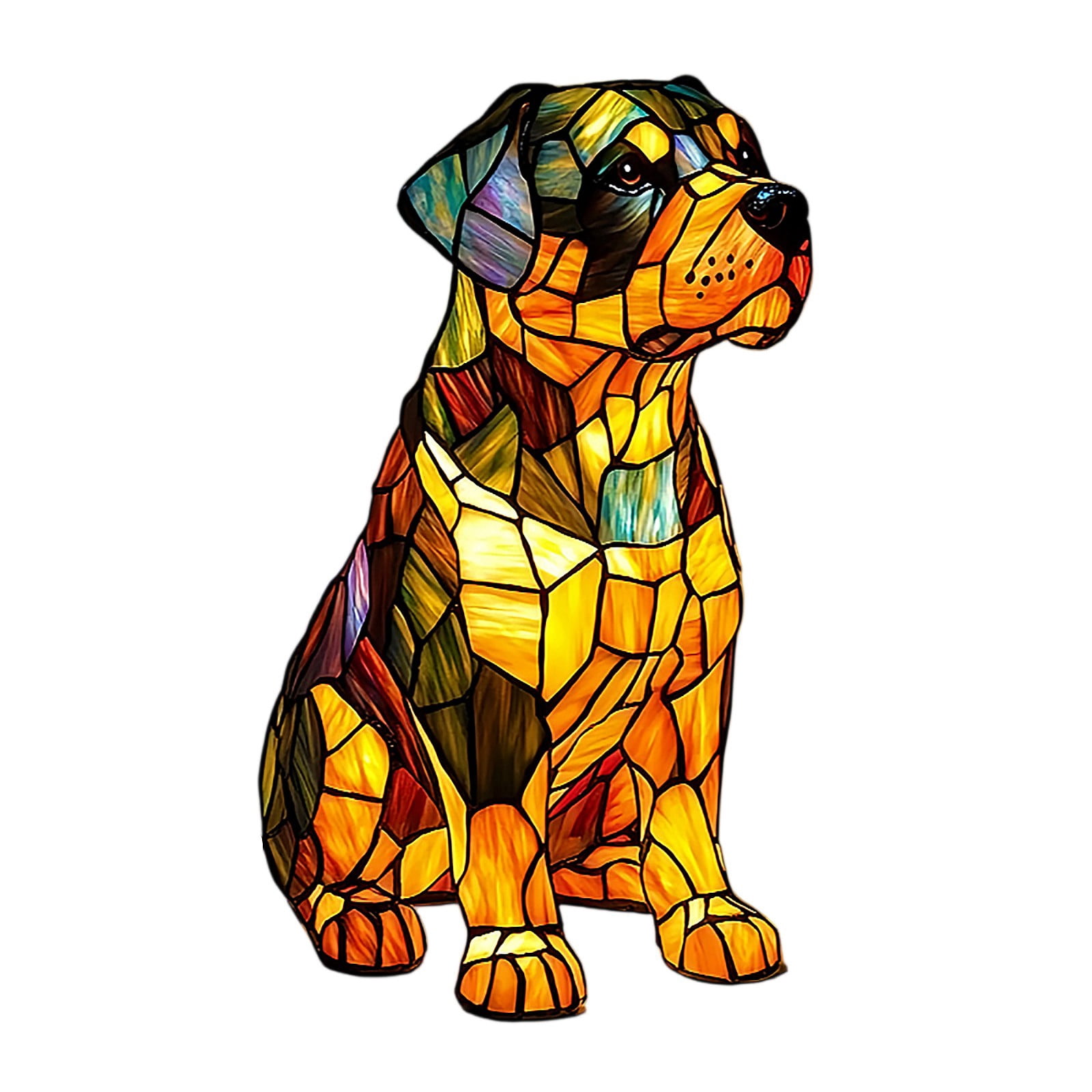Stained Glass Dinosaur Lamp Unique T-Rex Design for Kids Room Decor ...
