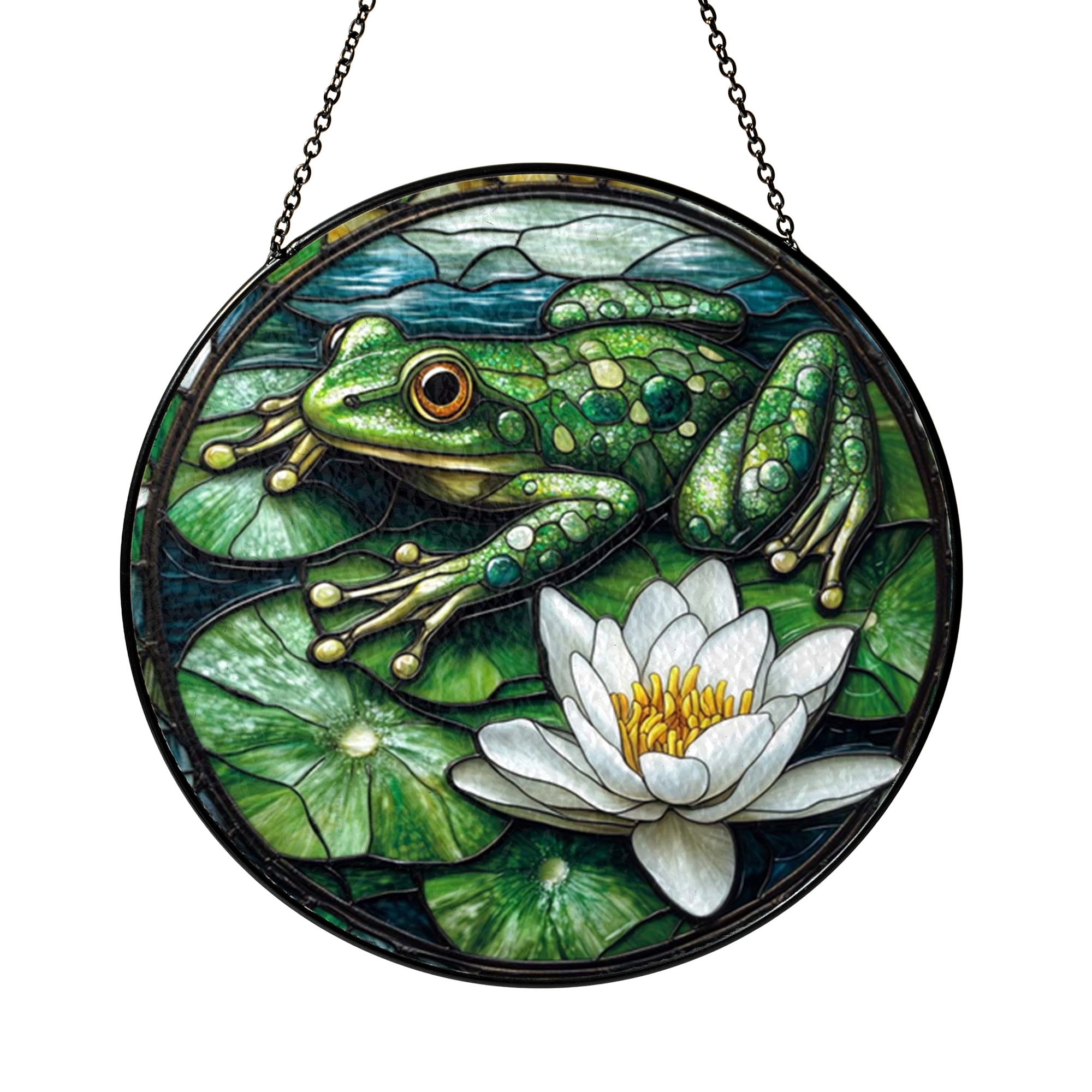 Stained Glass Frog Window Suncatcher – Decorative Art2001 - Walmart.com