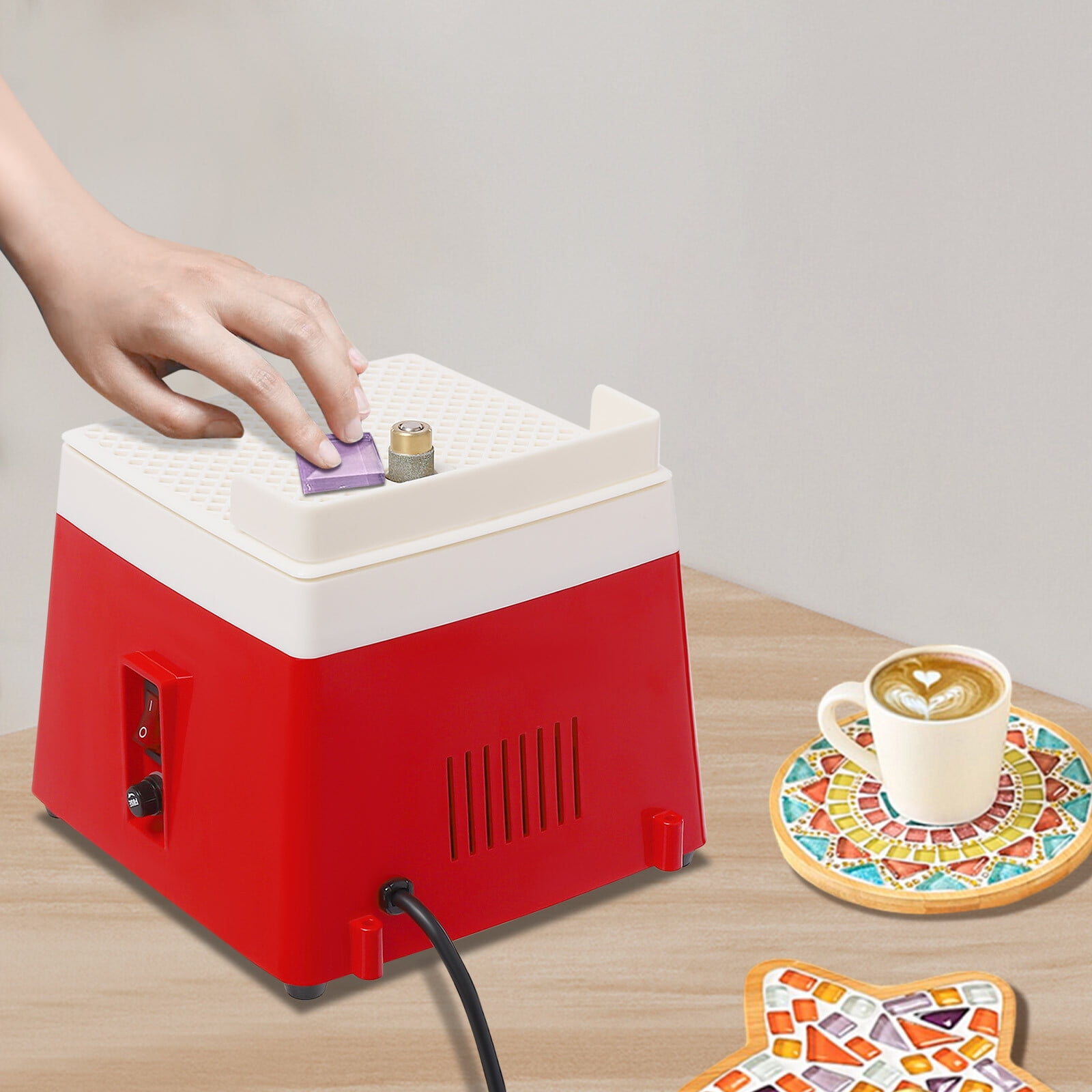 Stained Glass Grinder 4200RPM Power Stained Glass Grinder Glass Art ...