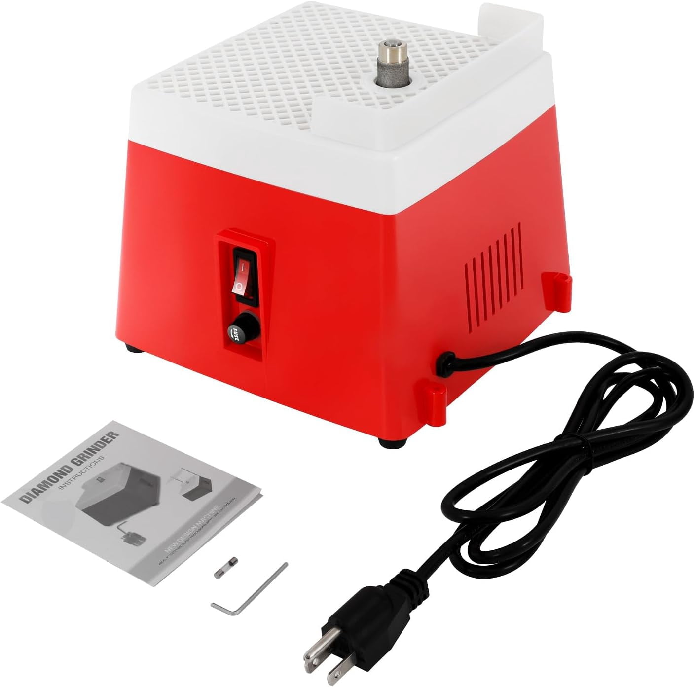 Stained Glass Grinder,4200r/min Mini DIY Grinding Tool with 5/8 ...