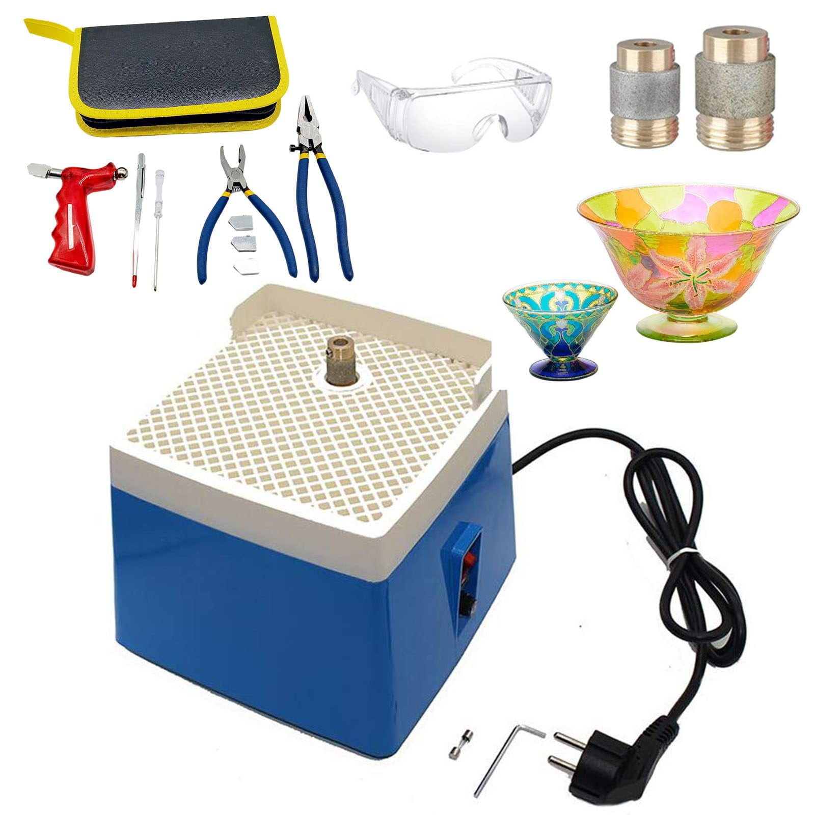 Stained Glass Grinder Machine,Portable DIY Grinding Tool Kit,Art ...