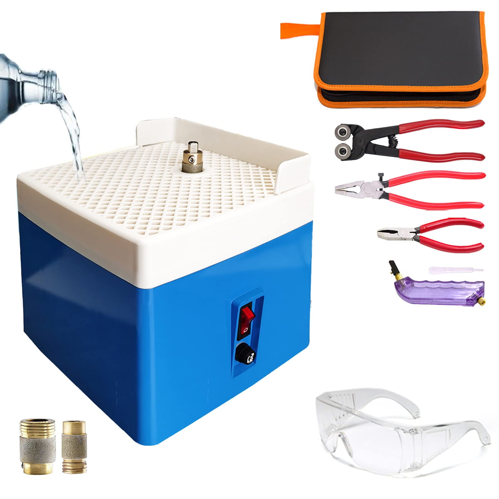 Tool Kit Mosaic and Stained Glass Beginner Starter Kit, Mini Glass ...