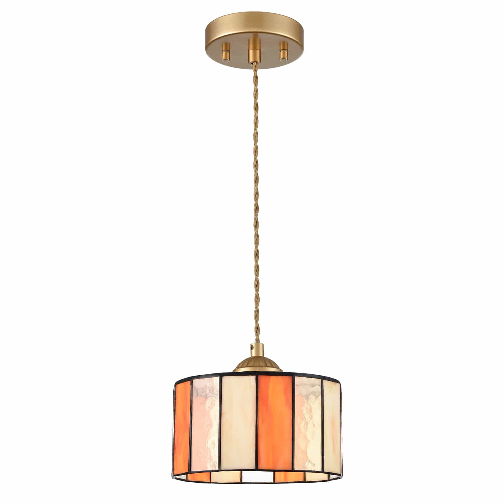 Stained Glass Pendant Light Tiffany Style Hanging Light for Kitchen ...