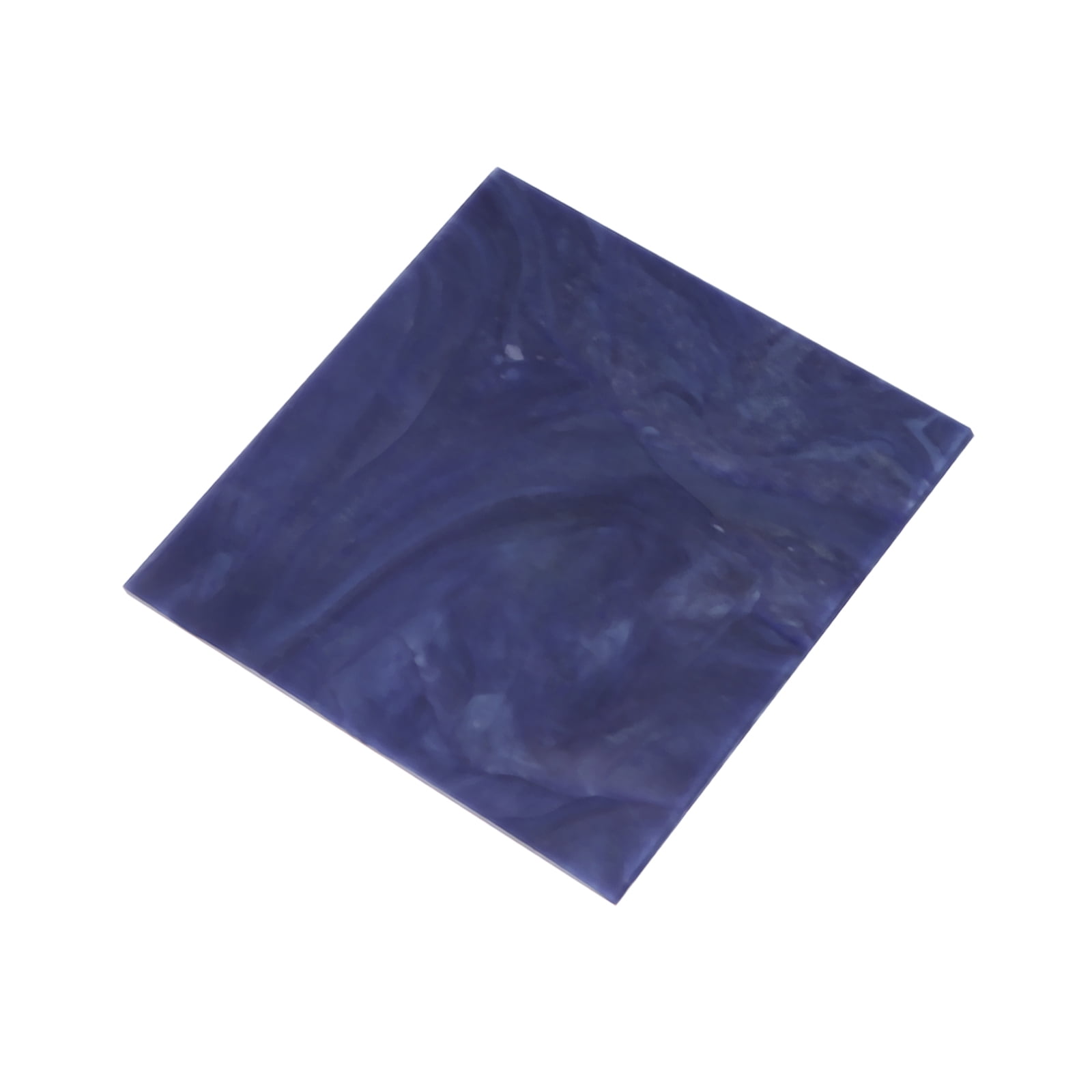 Stained Glass Sheet Mosaic Tile 3.9 Inch x 3.9 Inch Deep Blue, Stained Glass Sheets for Crafts ...