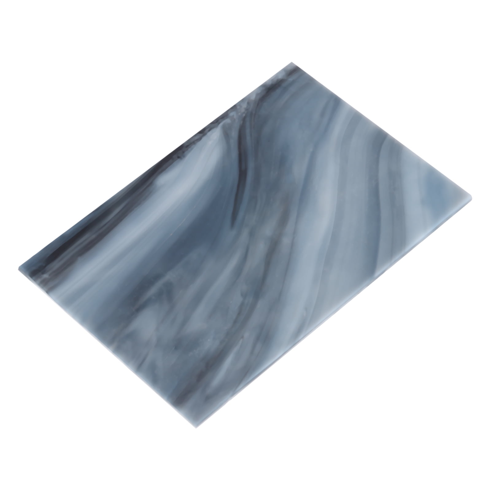 Stained Glass Sheet Mosaic Tile 7.9 Inch x 5.9 Inch Grey, Stained Glass ...